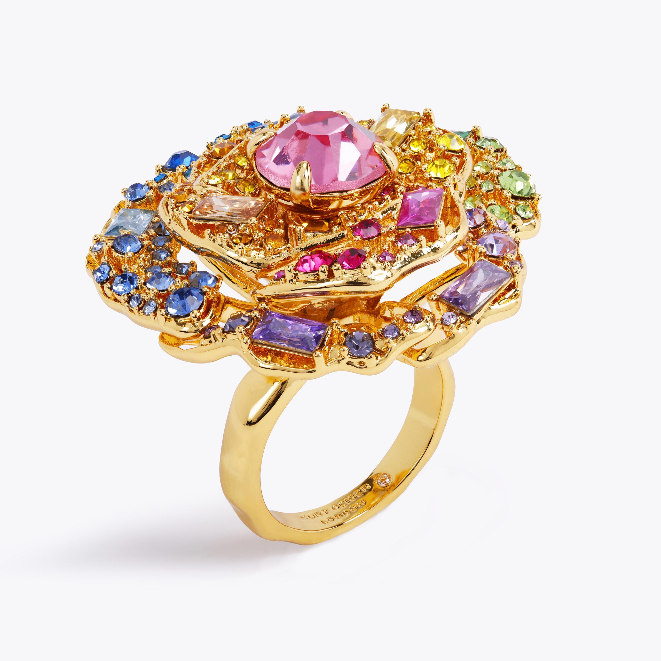 MW BLOOM RING Flower Ring by KURT GEIGER LONDON
