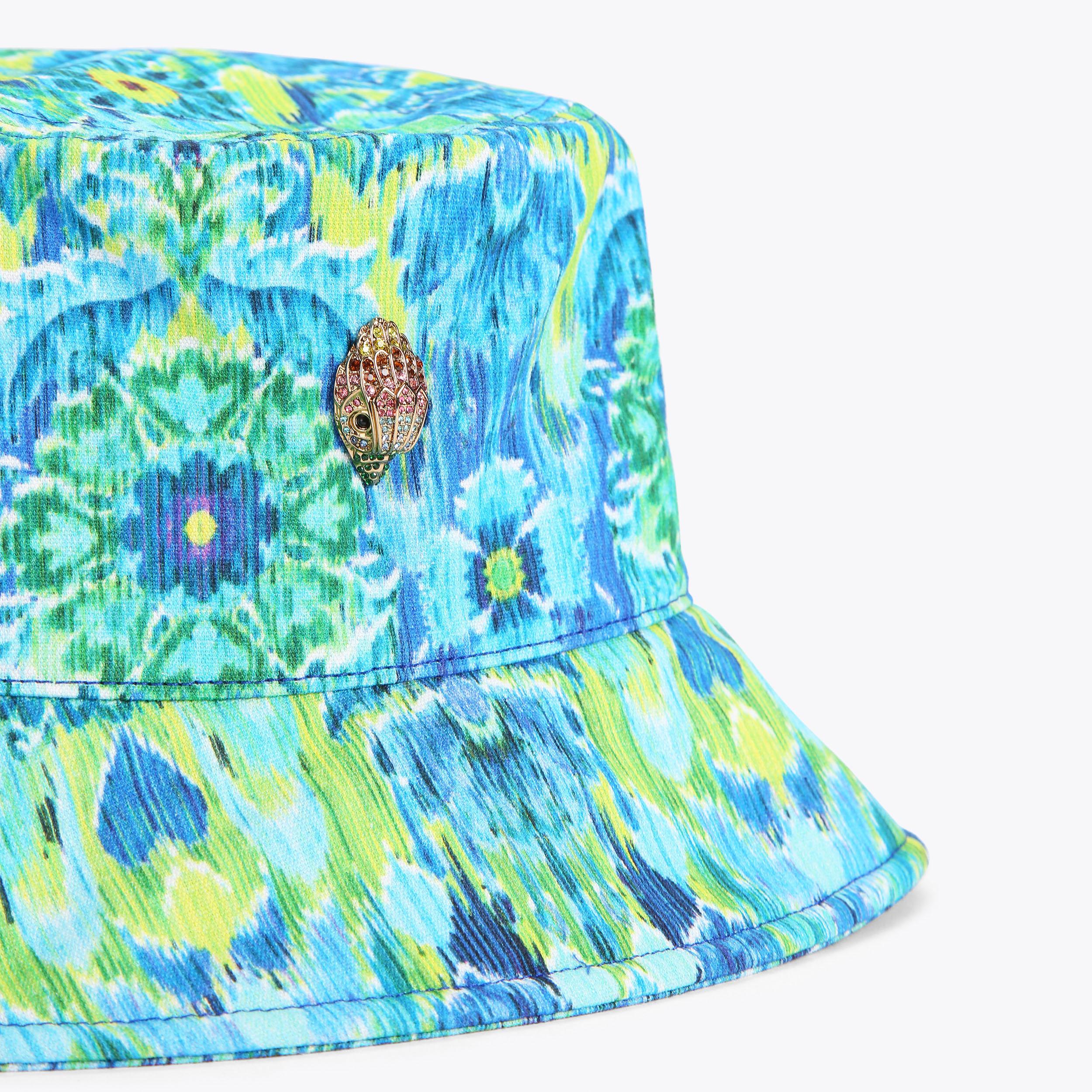 MW BUCKET HAT Blue Bucket Hat by KURT GEIGER LONDON