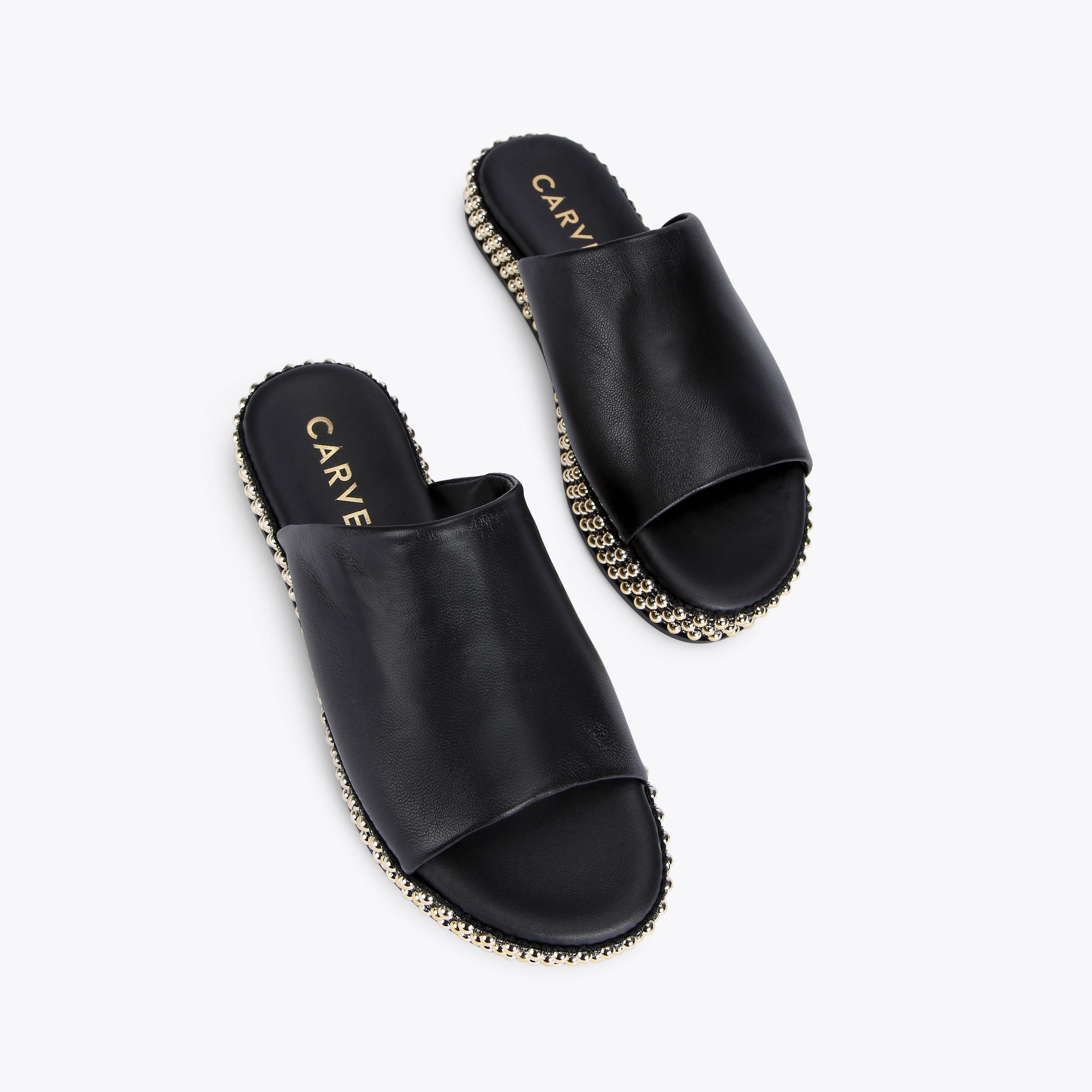 CAPRI MULE Black Mule by CARVELA COMFORT