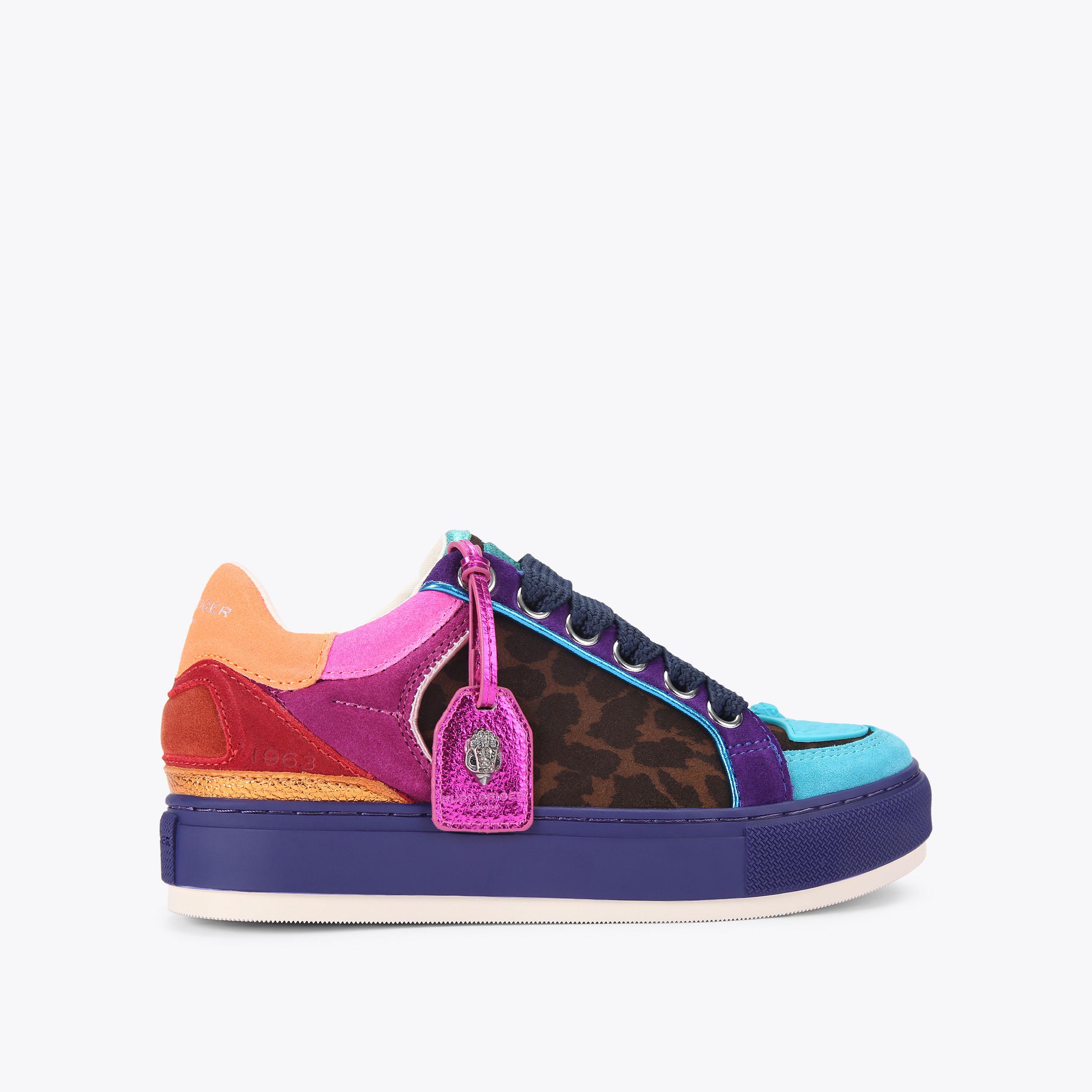SOUTHBANK TAG Black Rainbow Trainer by KURT GEIGER LONDON