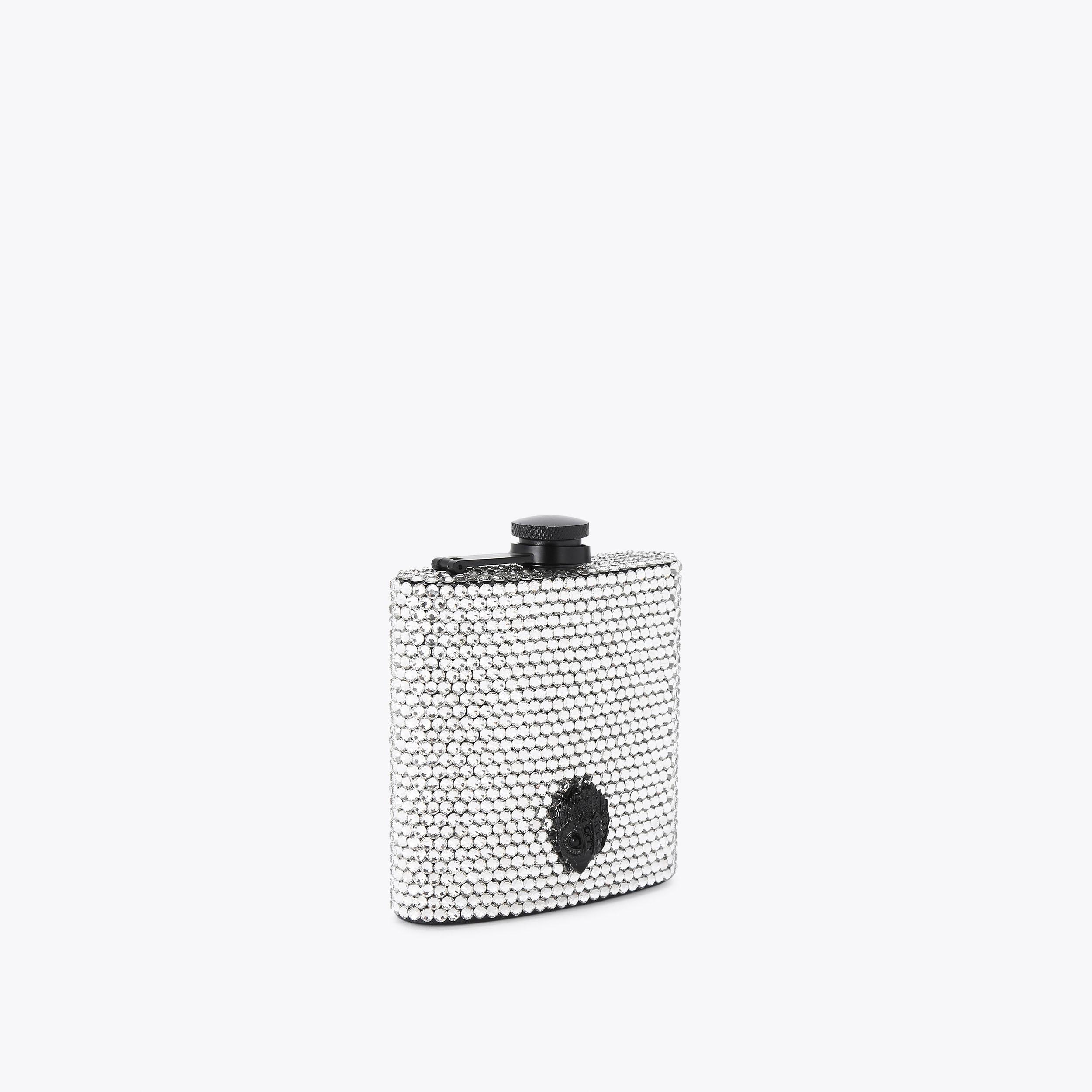 CRYSTAL FLASK Crystal Hip Flask by KURT GEIGER LONDON