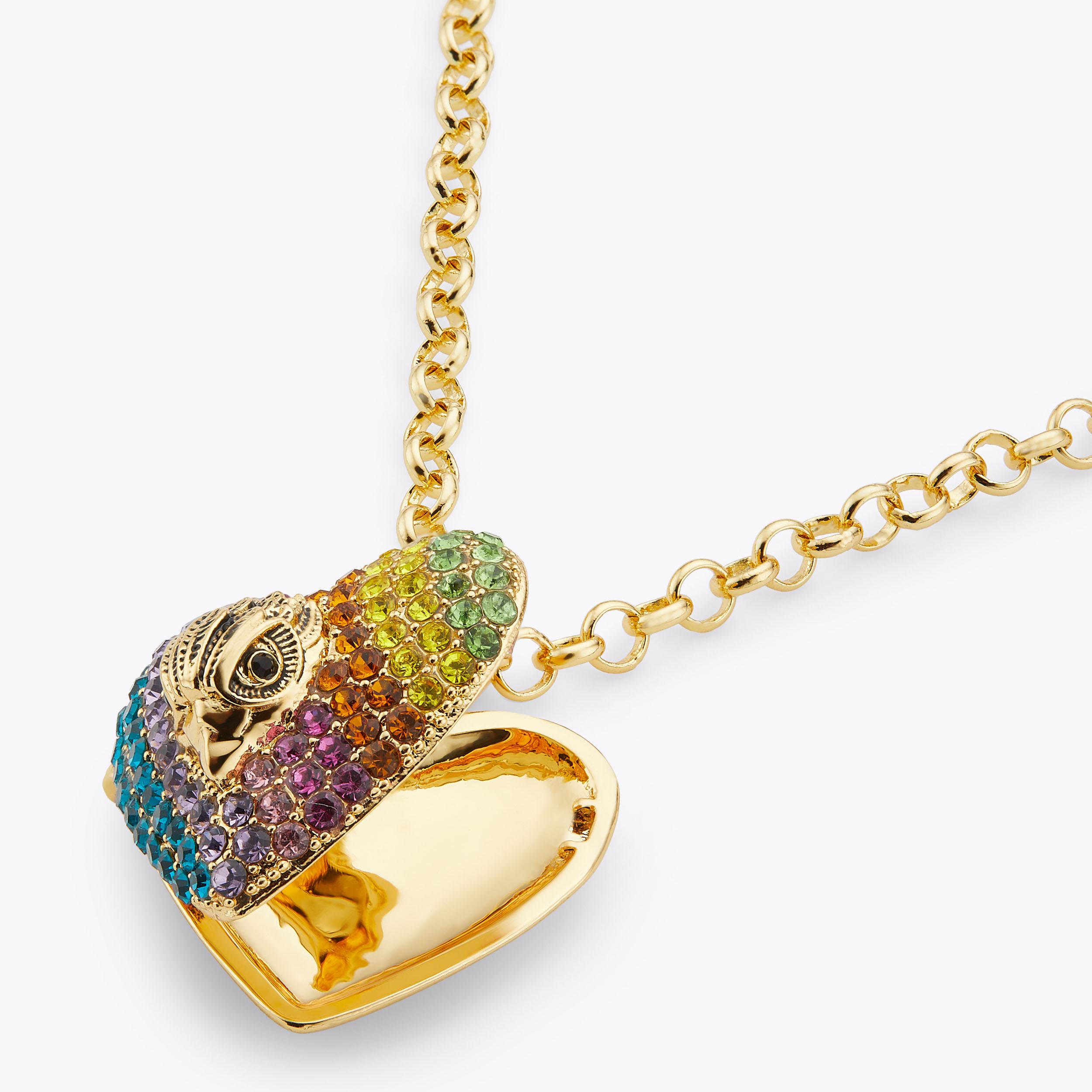LG HEART LOCKET Heart Necklace by KURT GEIGER LONDON