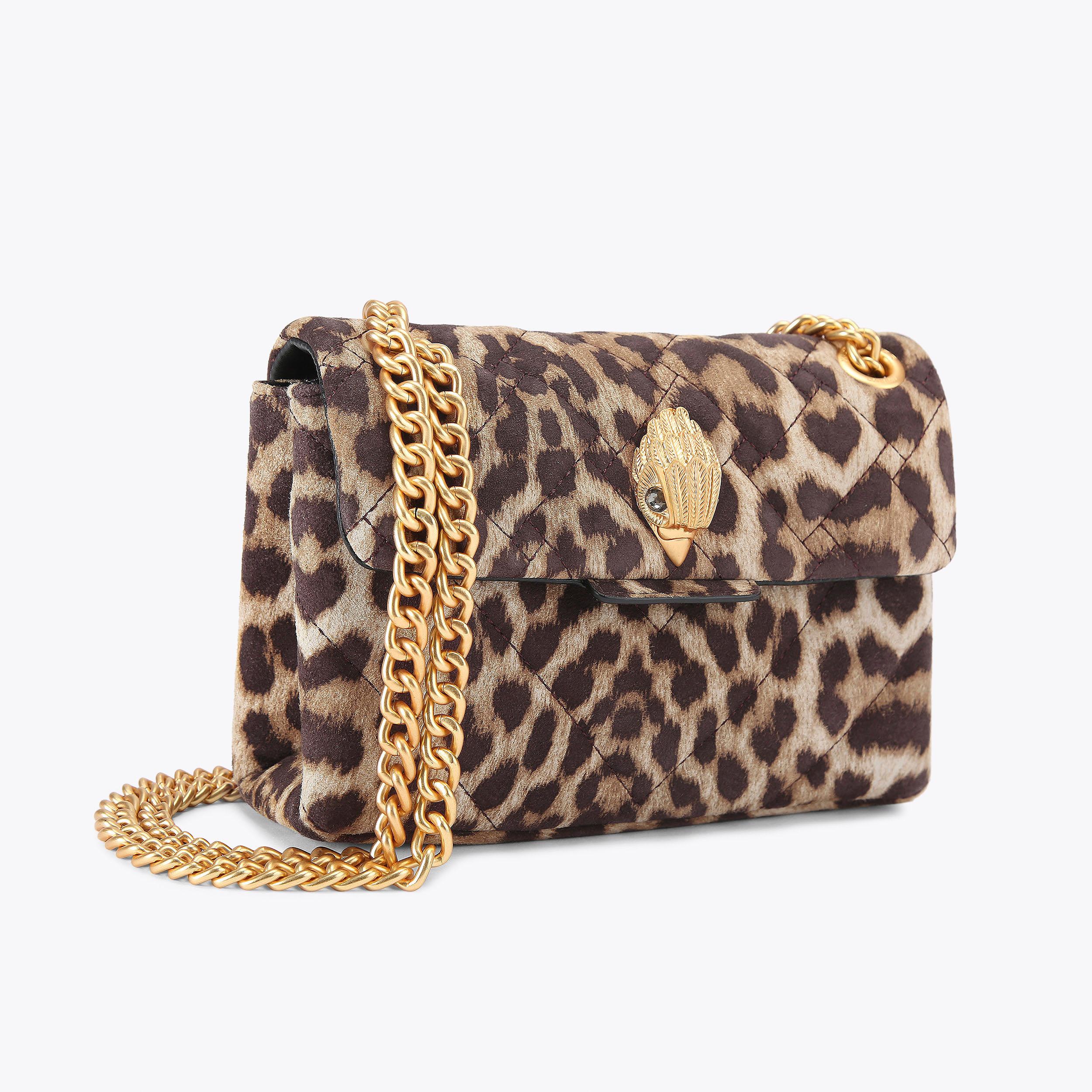 LEATHER MINI KENSINGTON Leopard Printed Mini Cross Body Bag by KURT ...