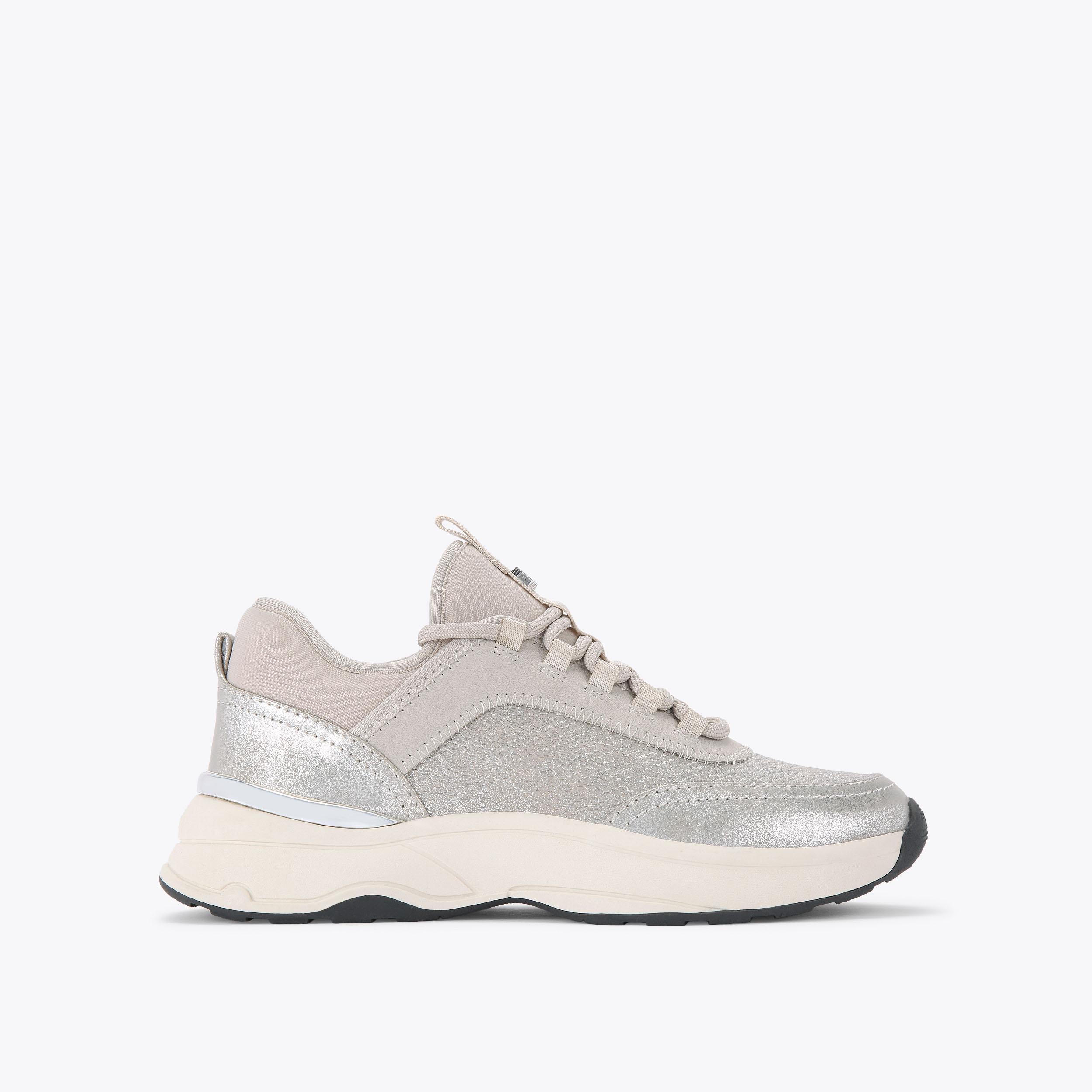 SWIFT RUNNER Metallic Trainer by CARVELA
