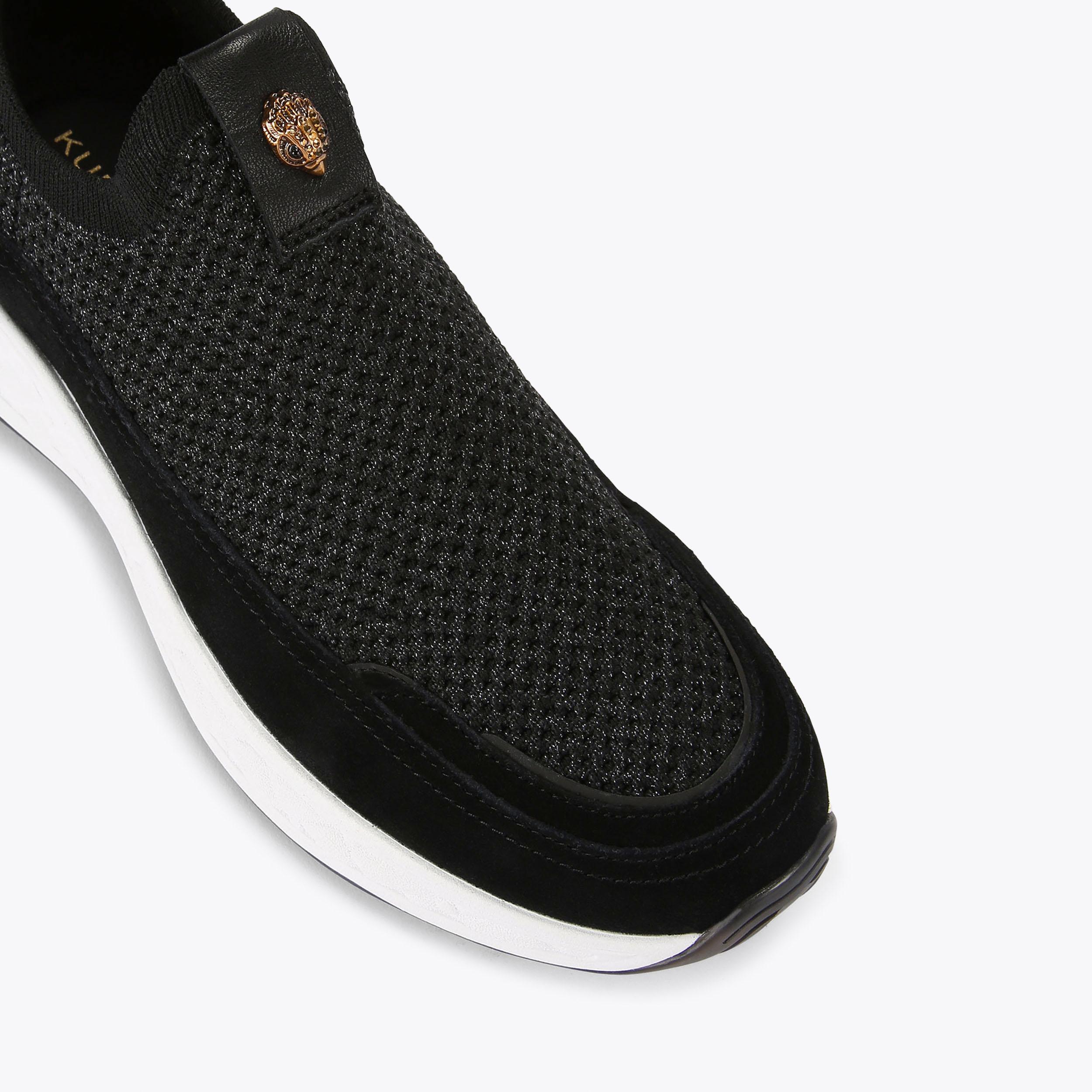 KENSINGTON KNIT SLIP ON Silver Knitted Slip On by KURT GEIGER LONDON