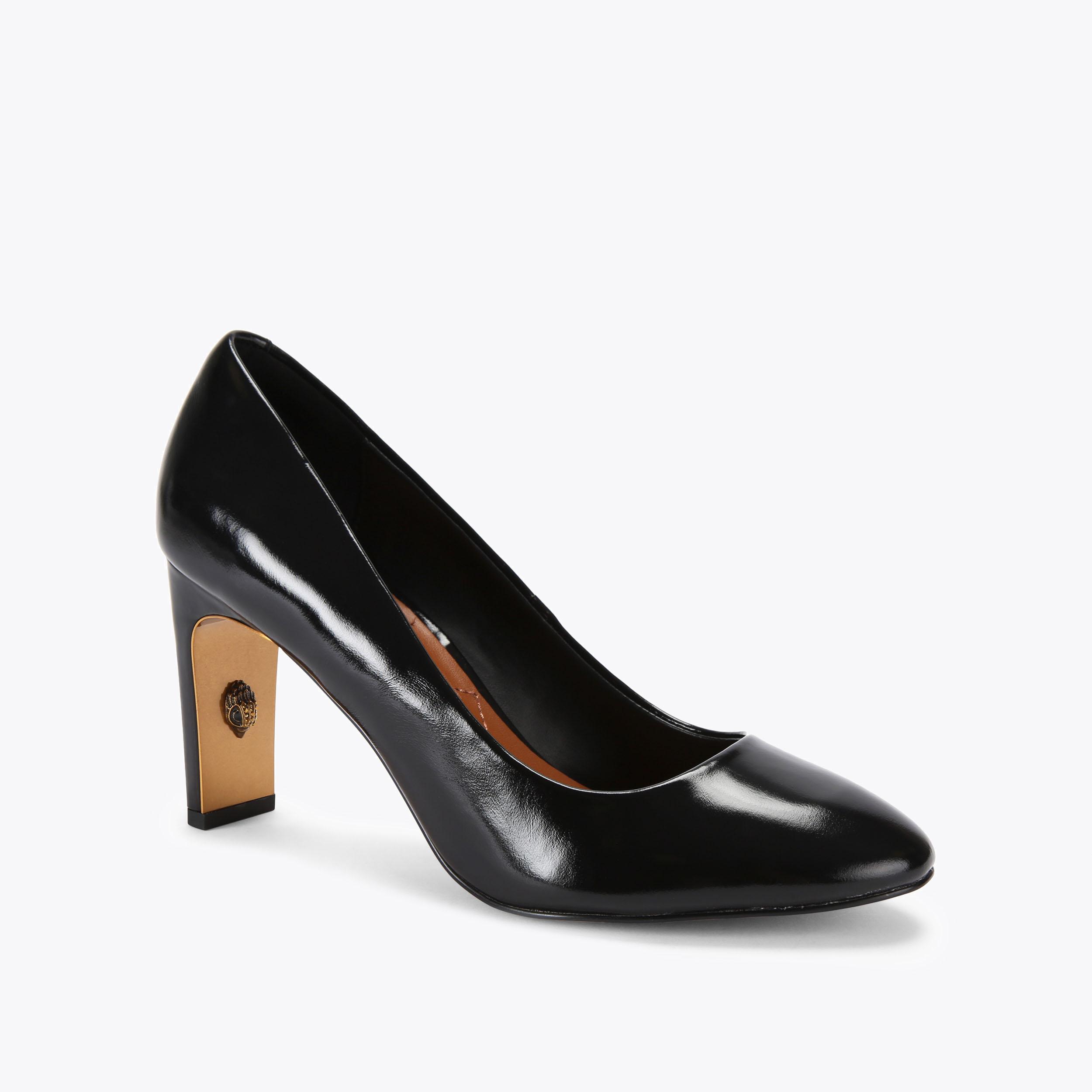 VICTORIA COURT 85MM Black Court Heels by KURT GEIGER LONDON