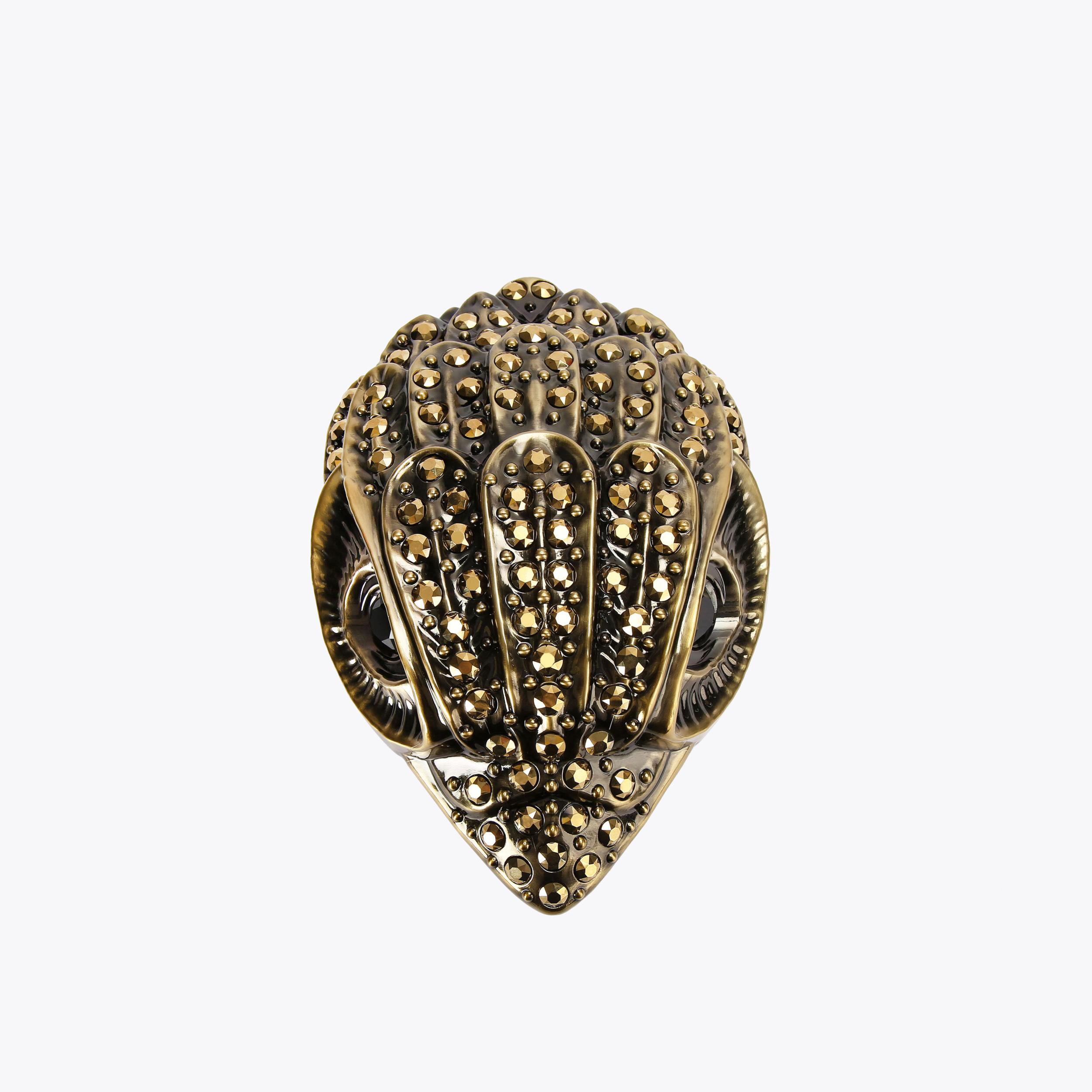 Eagle Clutch Gold Eagle Head Clutch Bag By Kurt Geiger London
