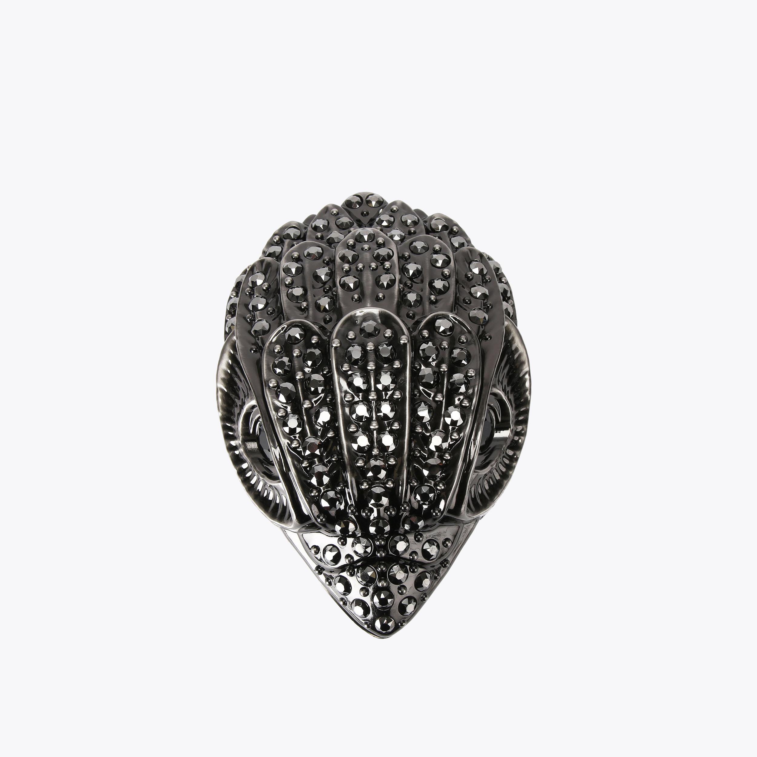 EAGLE CLUTCH Black eagle clutch by KURT GEIGER LONDON