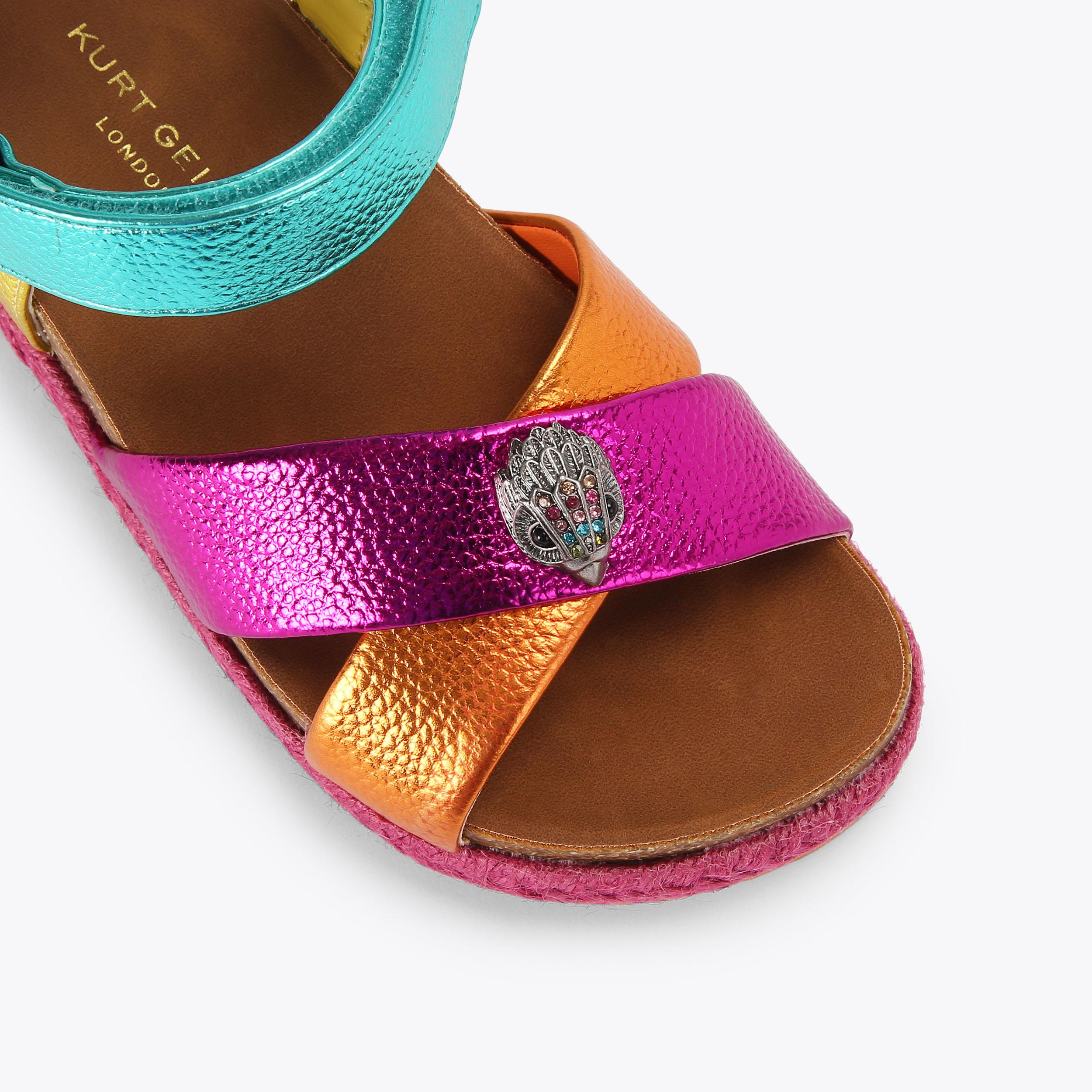 MINI KENSINGTON ESPADRILL Multi-Colour Espadrille Sandal by KURT GEIGER ...