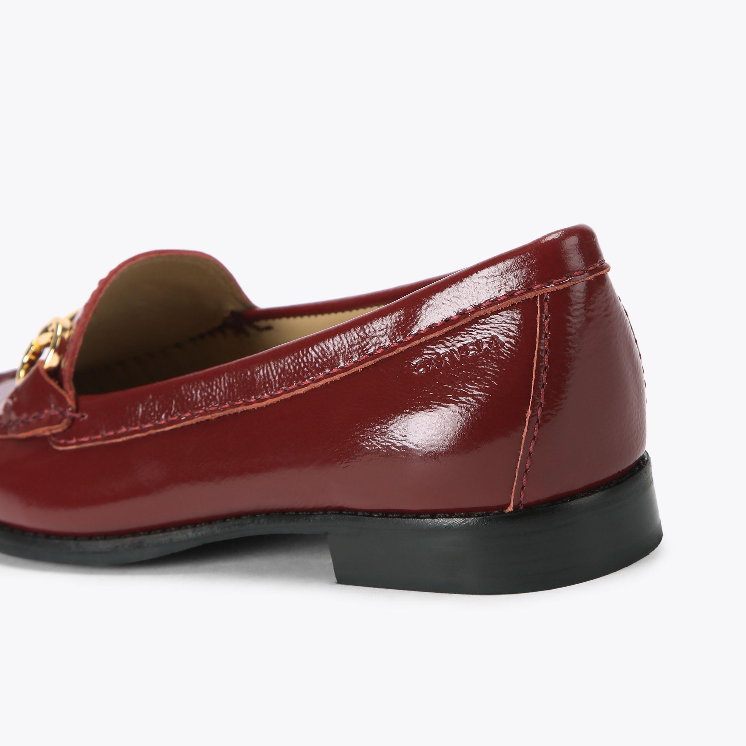 CLICK Red Slip On Loafer by CARVELA COMFORT