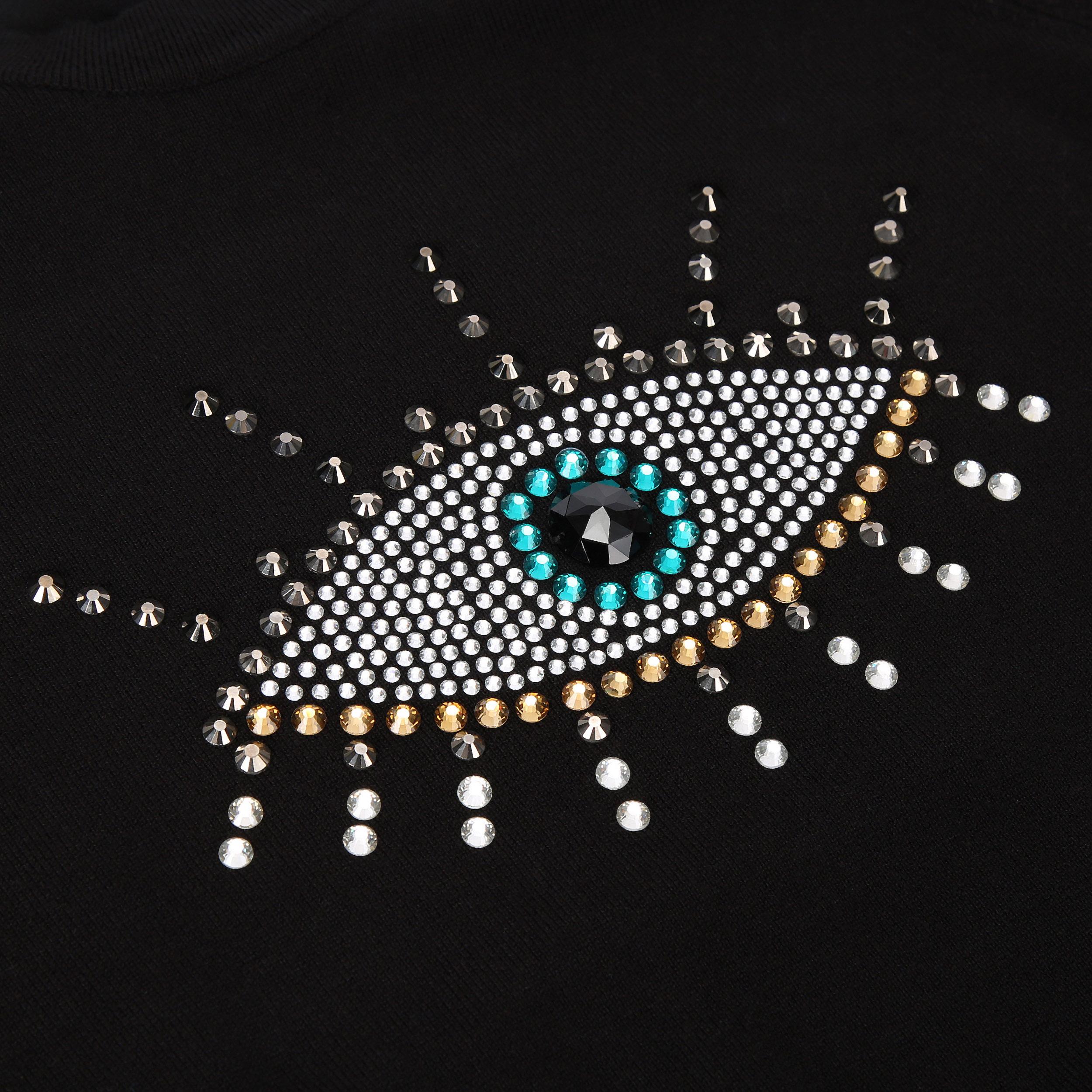 EVIL EYE JUMPER Black Knitted Jumper by KURT GEIGER LONDON