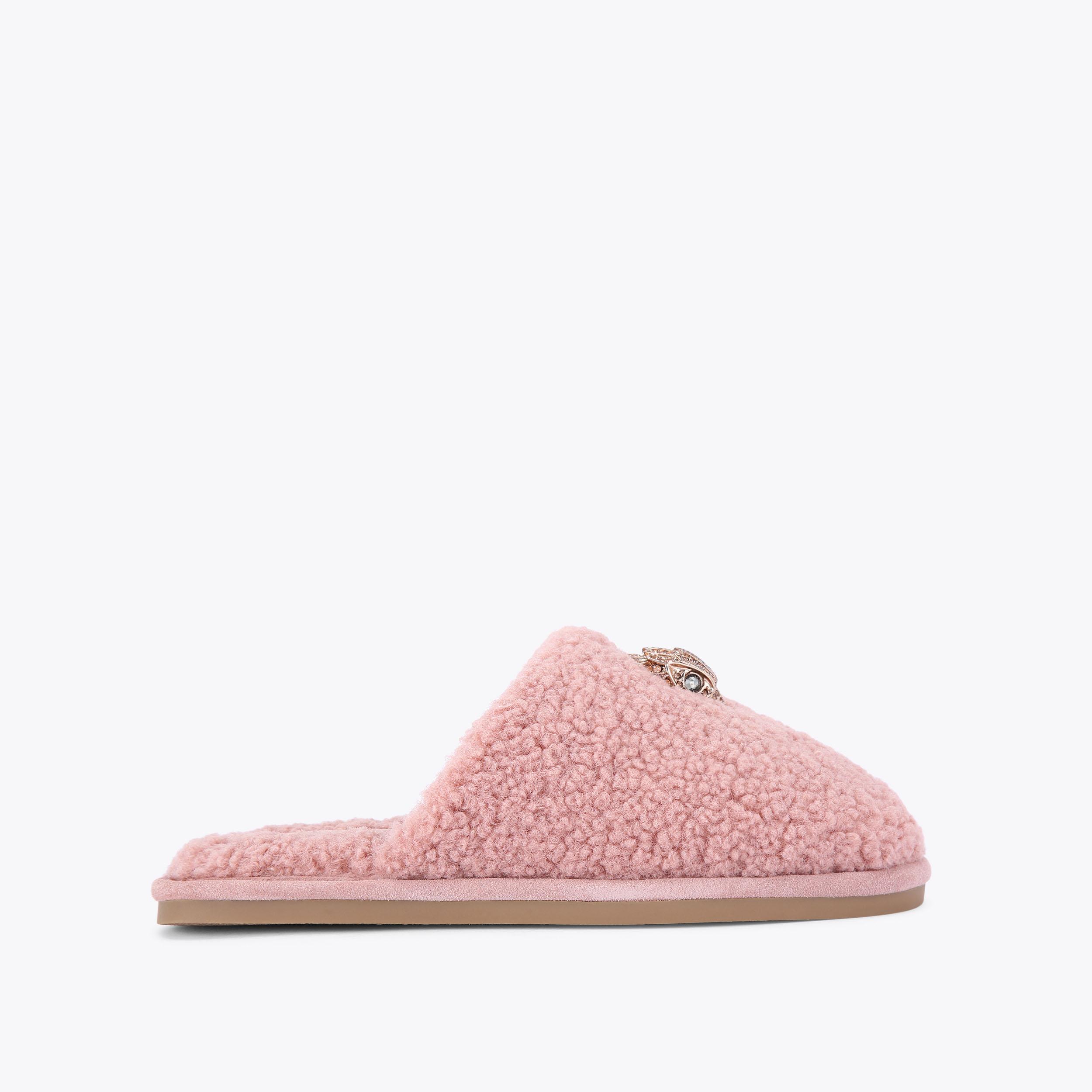 KENSINGTON SLIPPERS Pale Pink Slippers by KURT GEIGER LONDON