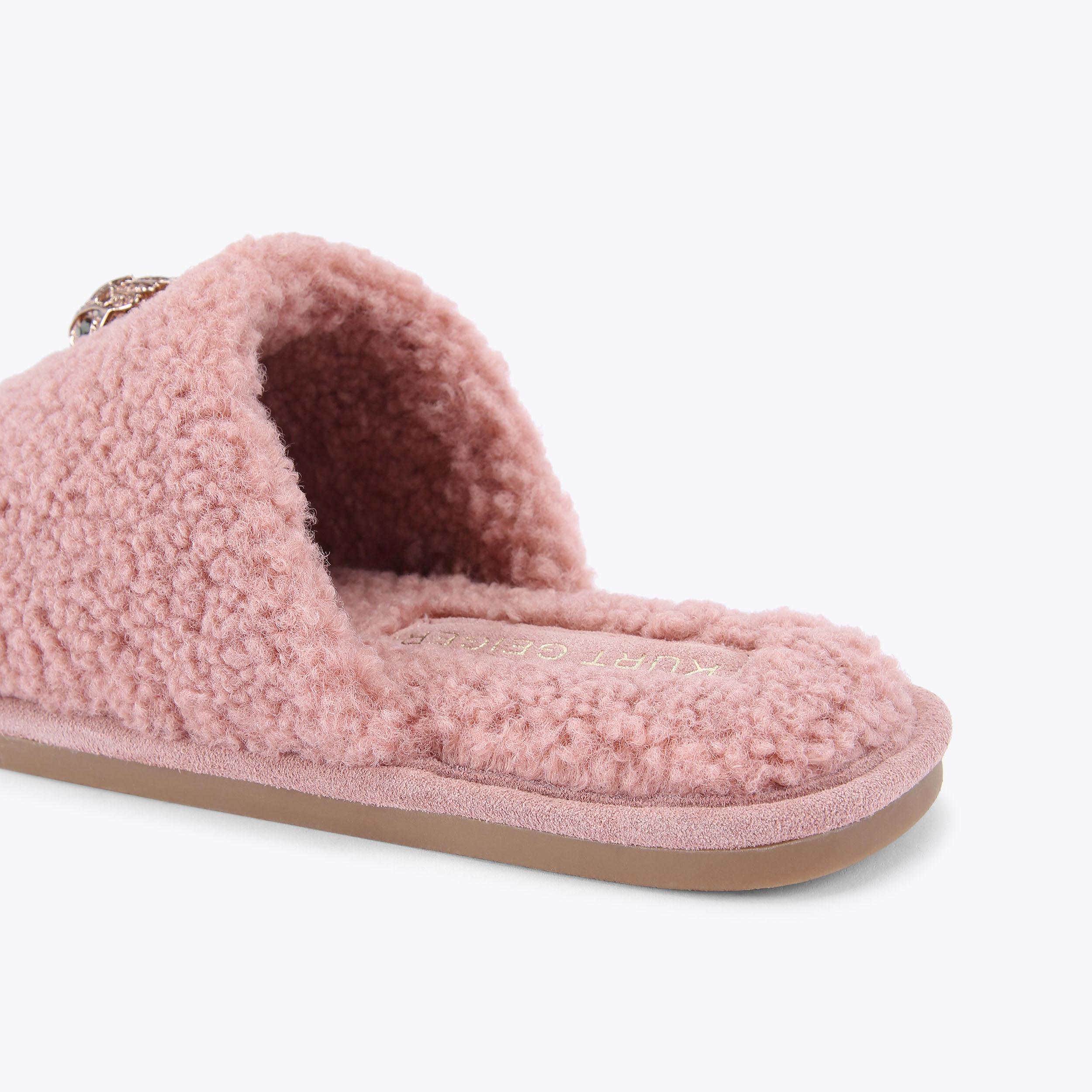 KENSINGTON SLIPPERS Pale Pink Slippers by KURT GEIGER LONDON