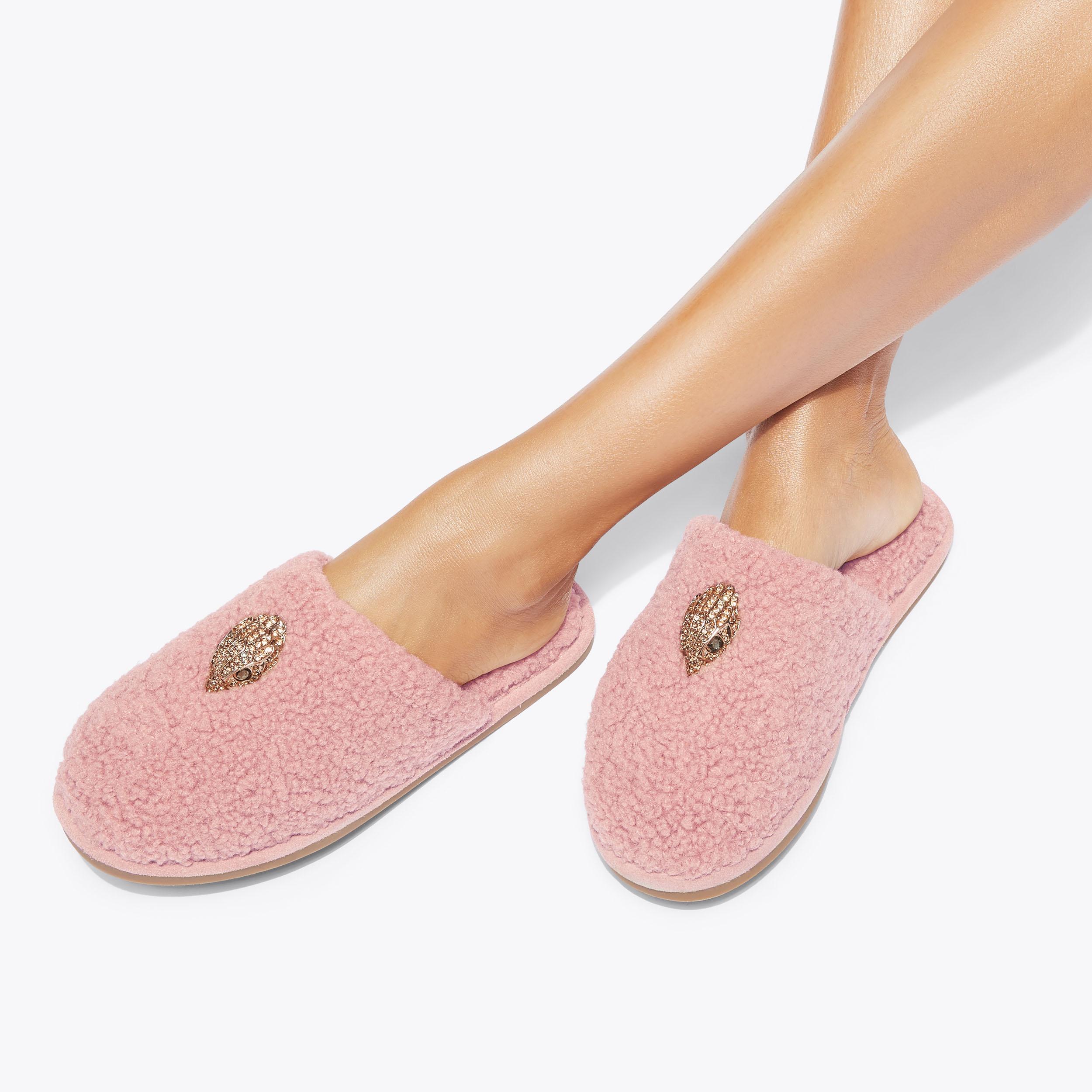KENSINGTON SLIPPERS Pale Pink Slippers by KURT GEIGER LONDON