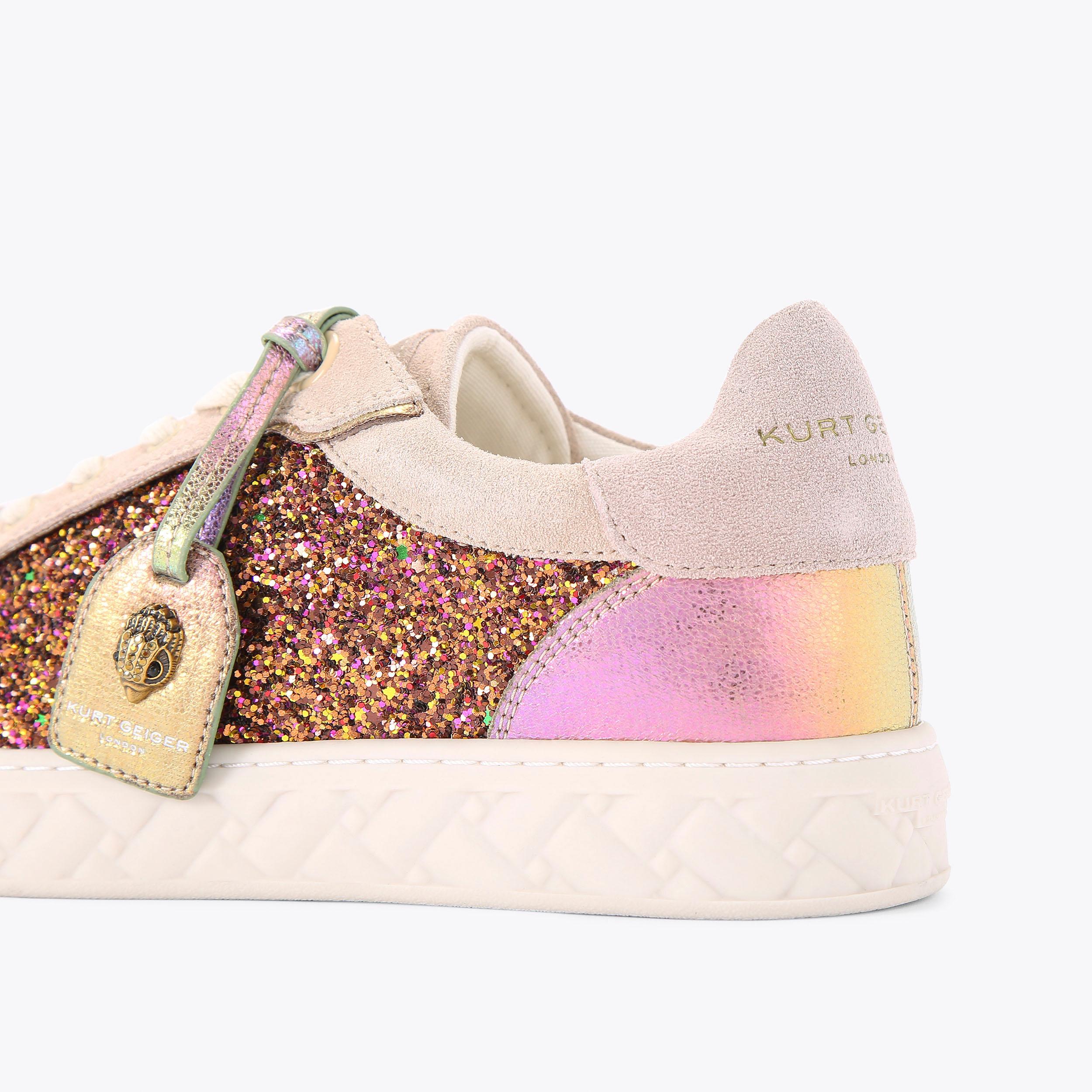 KENSINGTON SLIM CUPSOLE Suede sneaker by KURT GEIGER LONDON