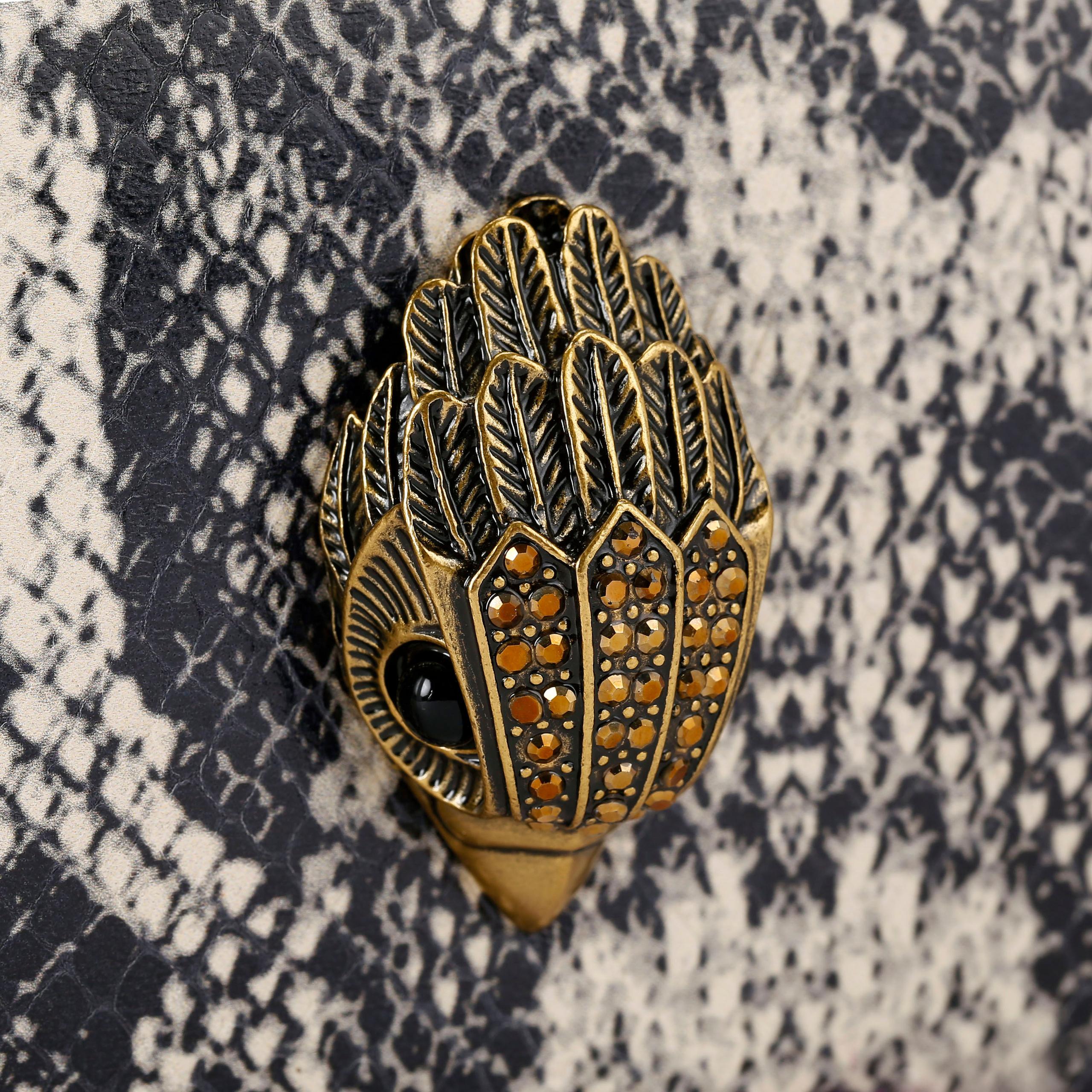 2ZIP KENSINGTON CAMERA Snake Printed Camera Bag by KURT GEIGER LONDON