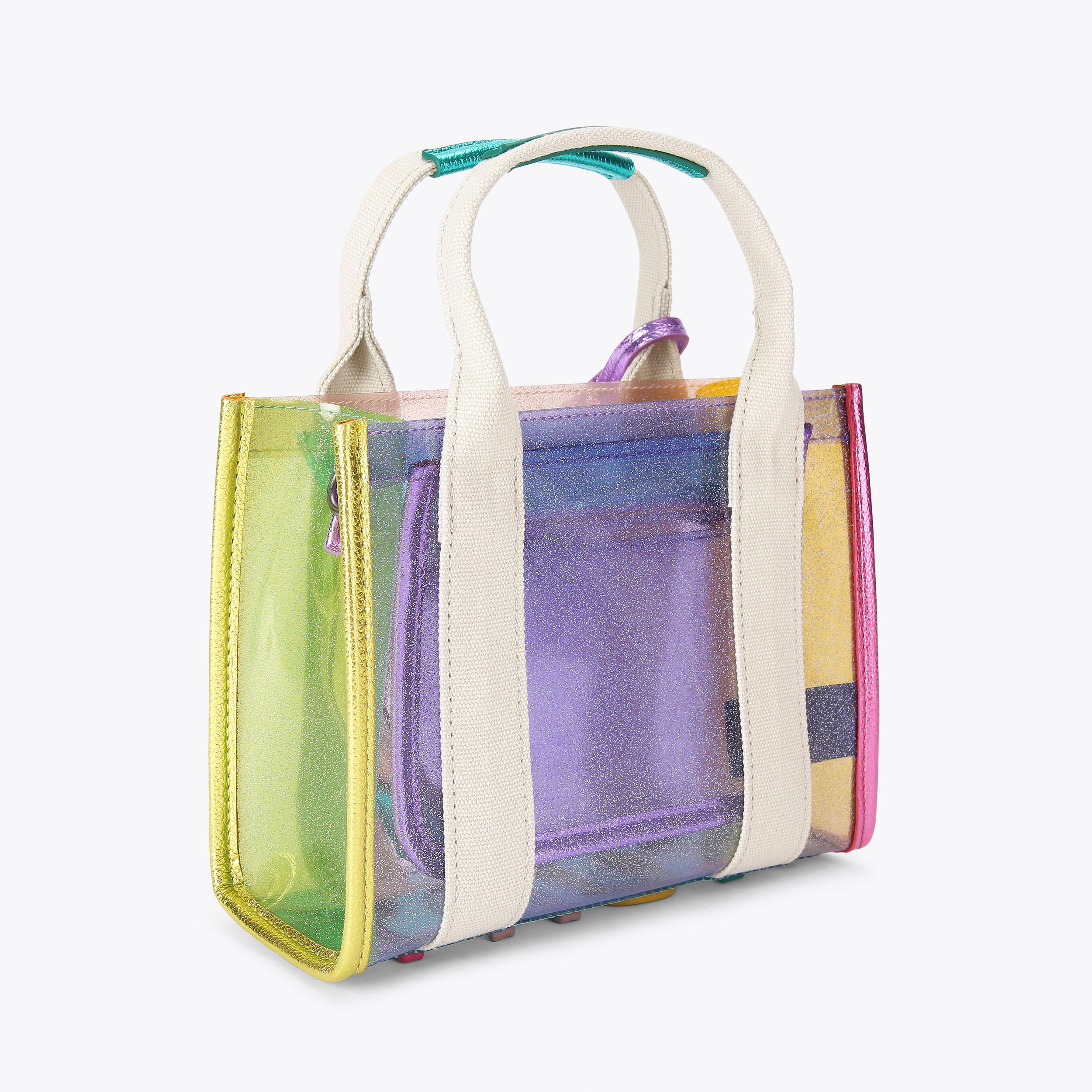 VINYL XS SOUTHBANK TOTE Extra Small Vinyl Tote Bag by KURT GEIGER LONDON