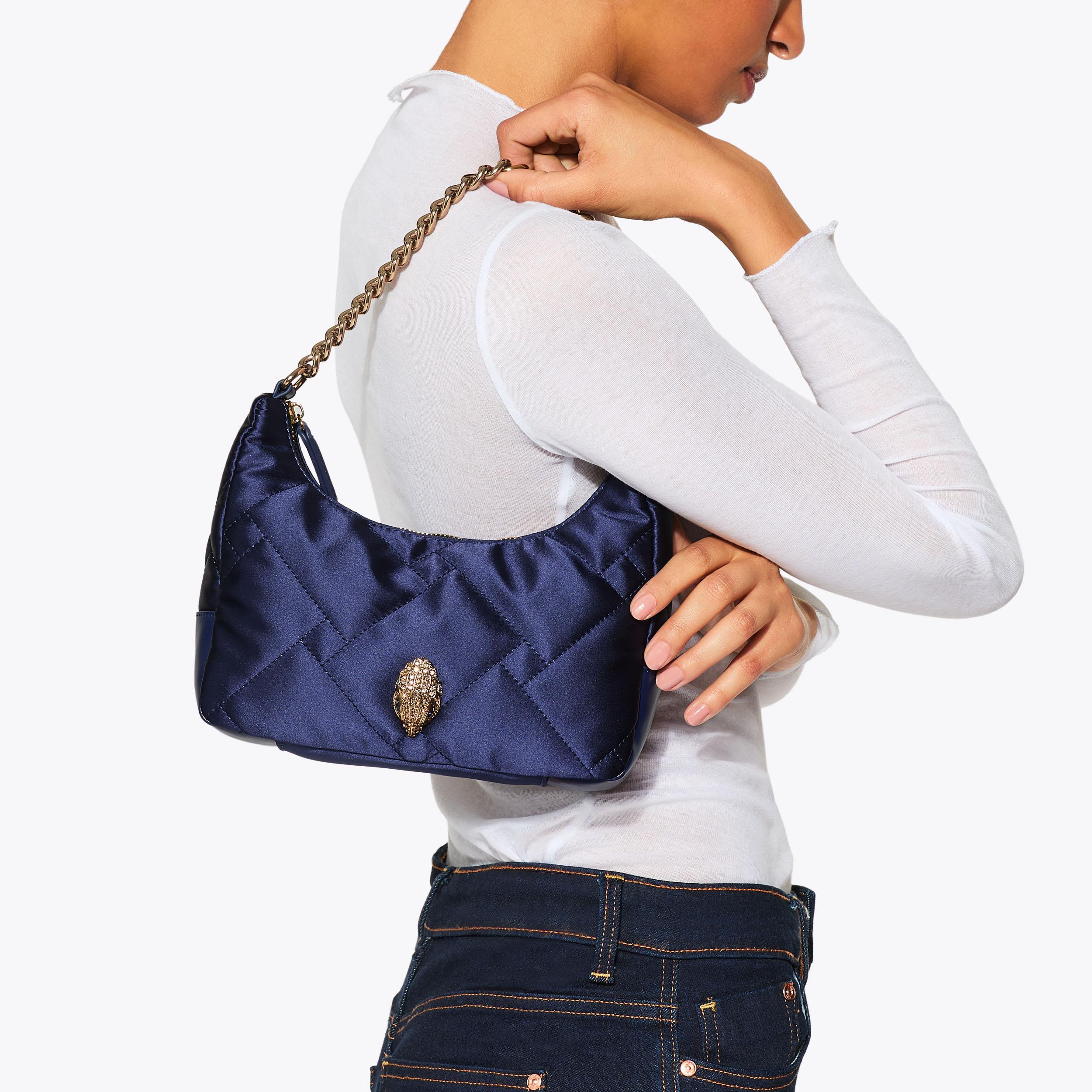 RECYCLED MULTI CROSS BODY Navy Cross Body Bag by KURT GEIGER LONDON