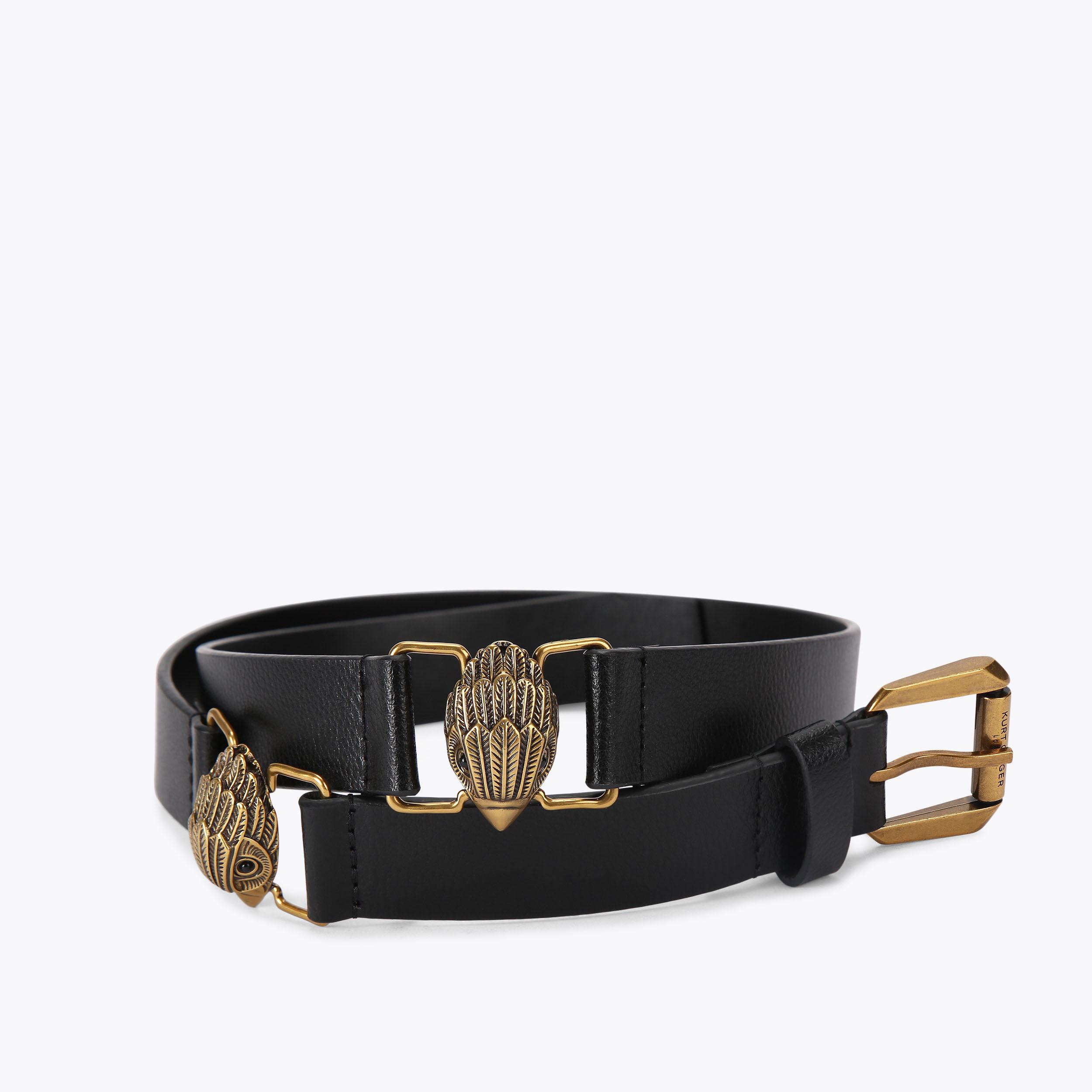 MULTI EAGLE 30 BELT Black Belt by KURT GEIGER LONDON