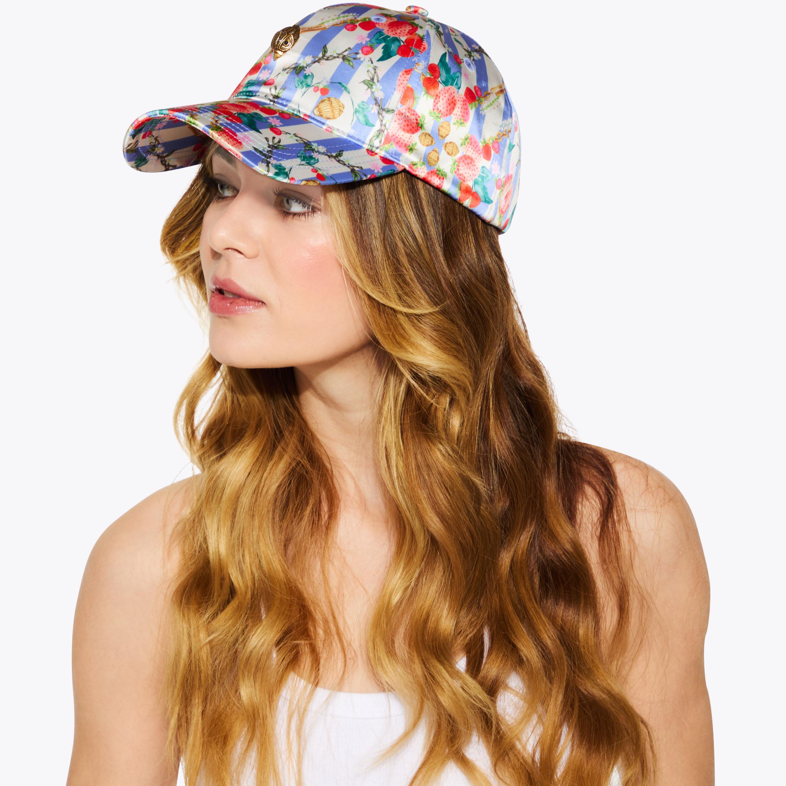 KENSINGTON CAP Blue Stripe Kensington Cap by KURT GEIGER LONDON