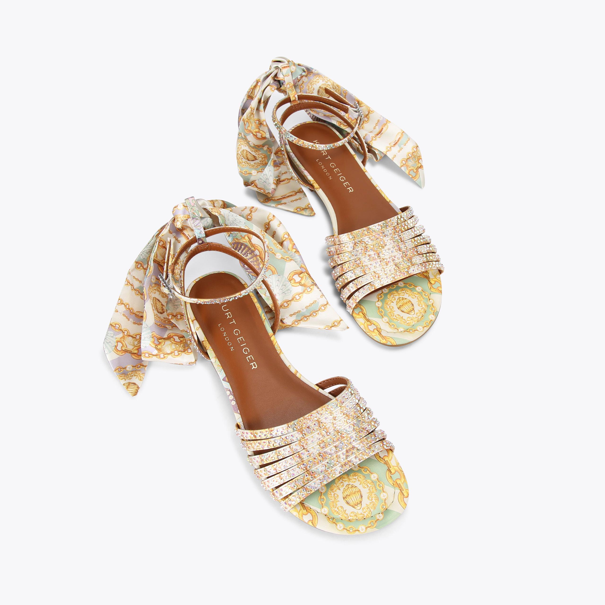 PIERRA SCARF SANDAL Scarf Sandal by KURT GEIGER LONDON