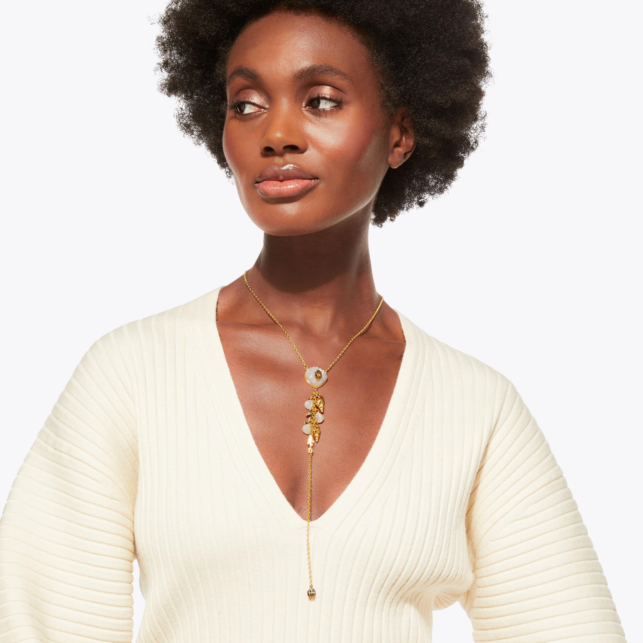 SHORE PENDANT Shell Pendant Necklace by KURT GEIGER LONDON