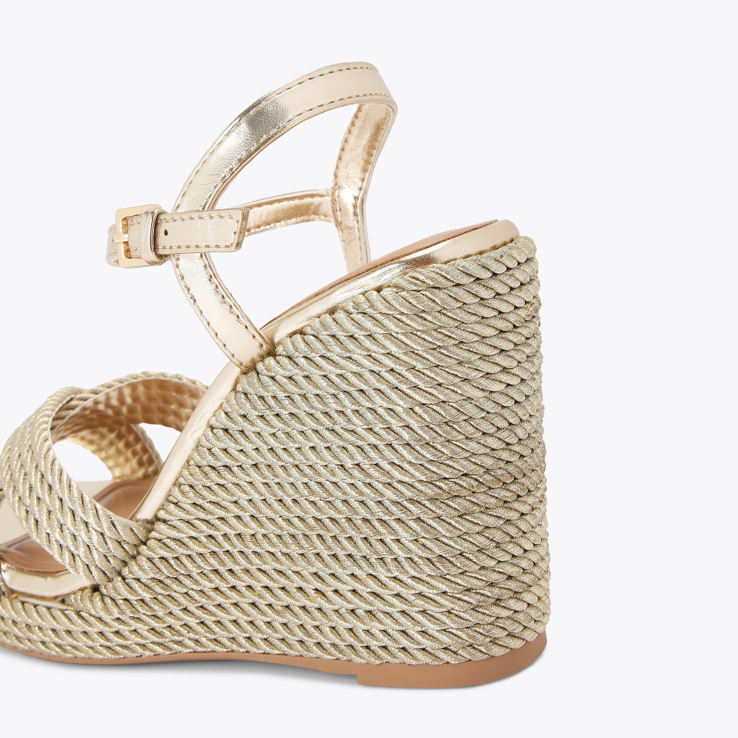 PHOEBE Wedge Rope Heel by KG KURT GEIGER