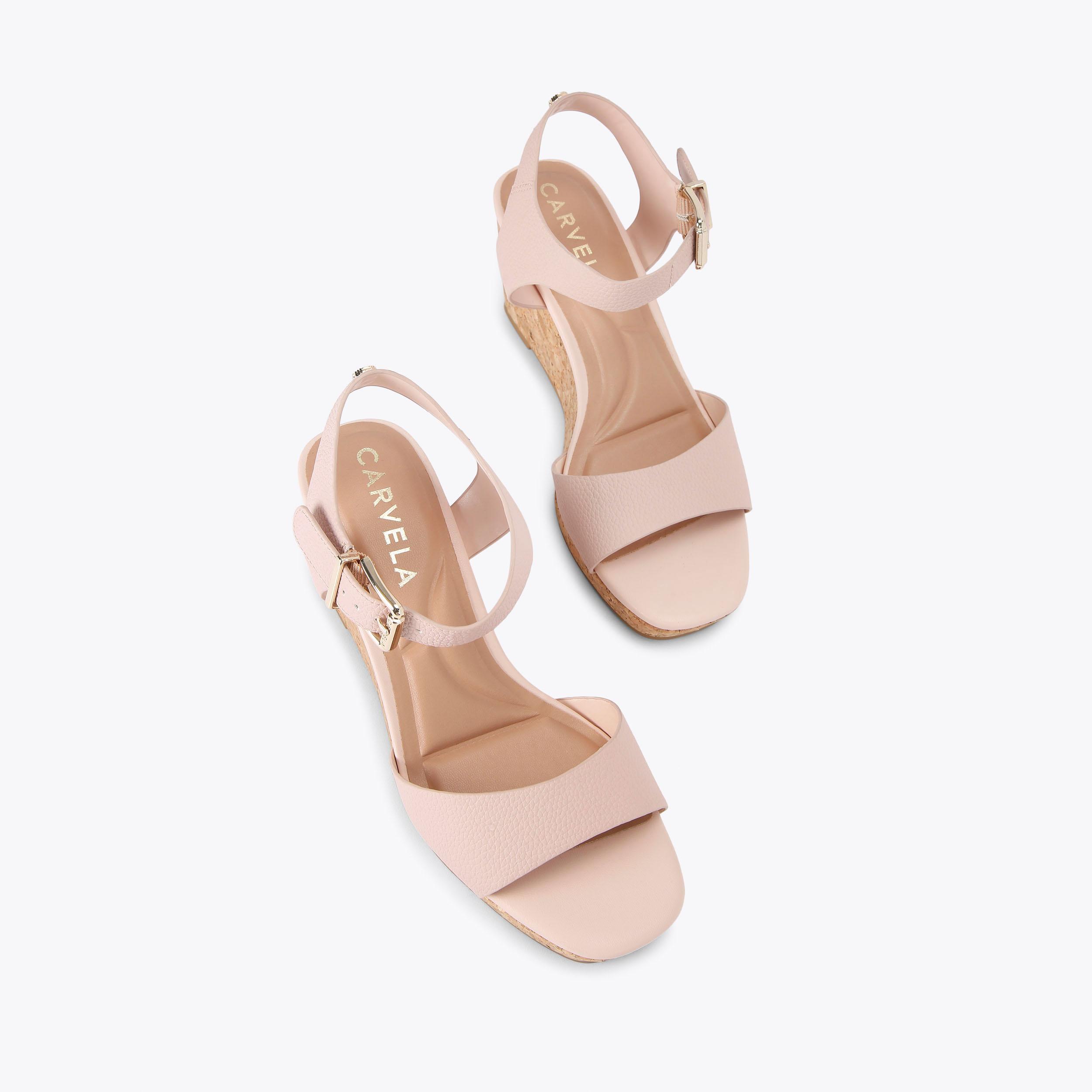 SADIE WEDGE Pink Wedge Heel by CARVELA