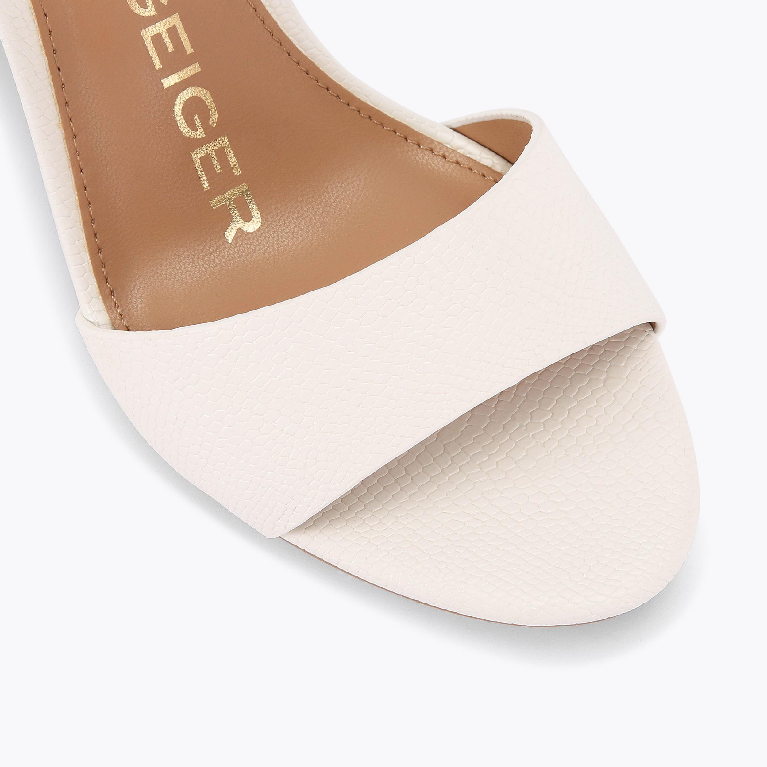 SUTTON Bone Block Heels by KG KURT GEIGER