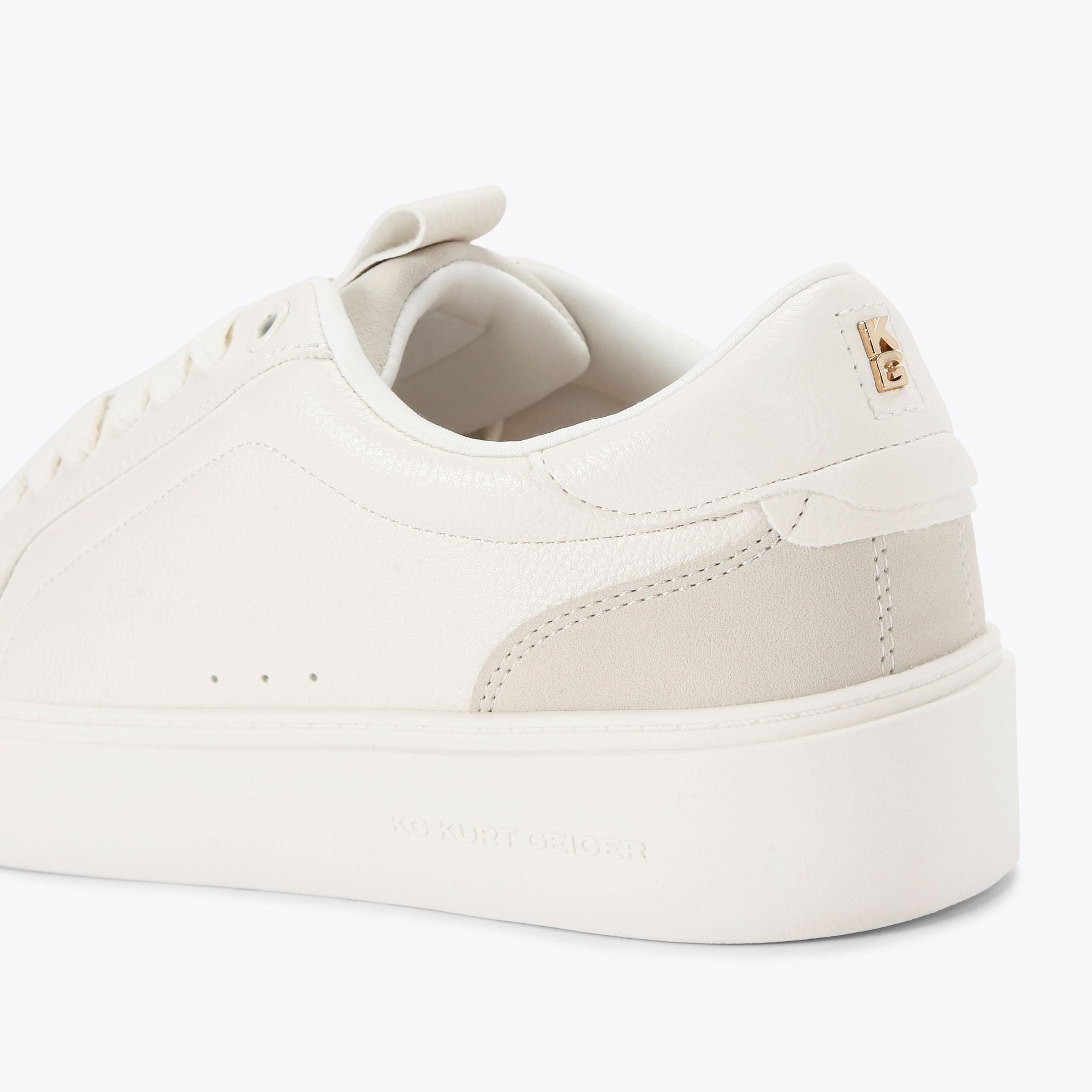 LOVIE White Lace Up Sneaker by KG KURT GEIGER