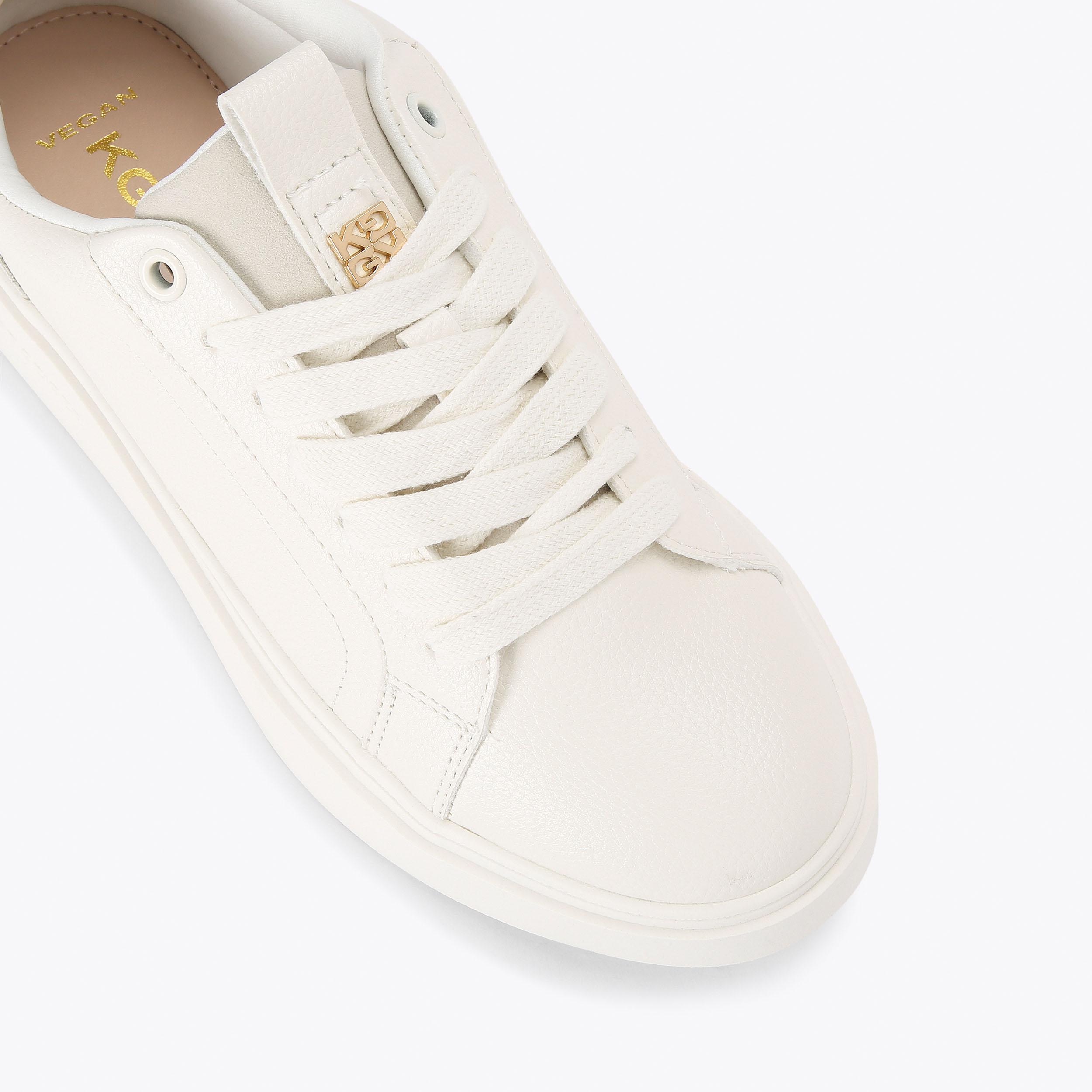 LOVIE White Lace Up Sneaker by KG KURT GEIGER