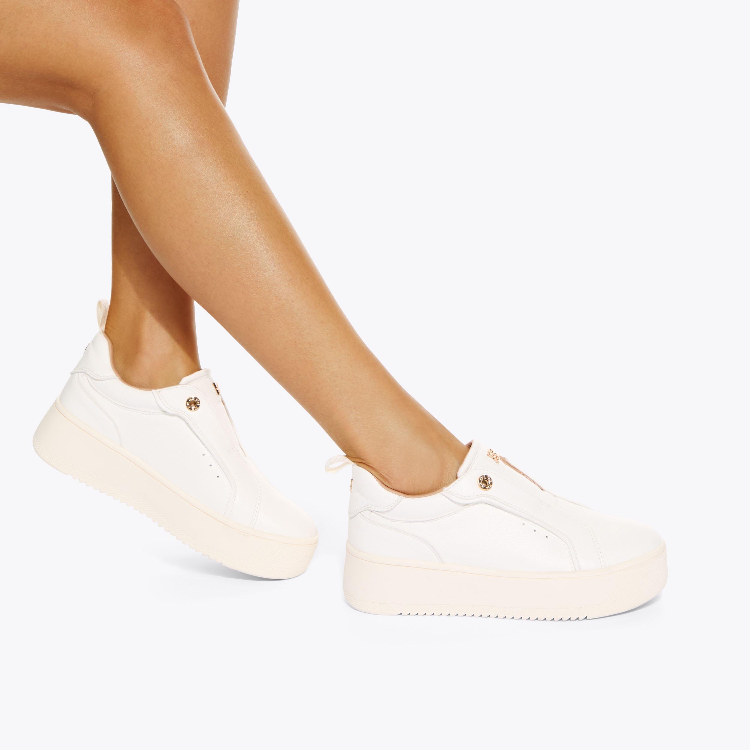 LUCIA White Chunky Sneaker by KG KURT GEIGER