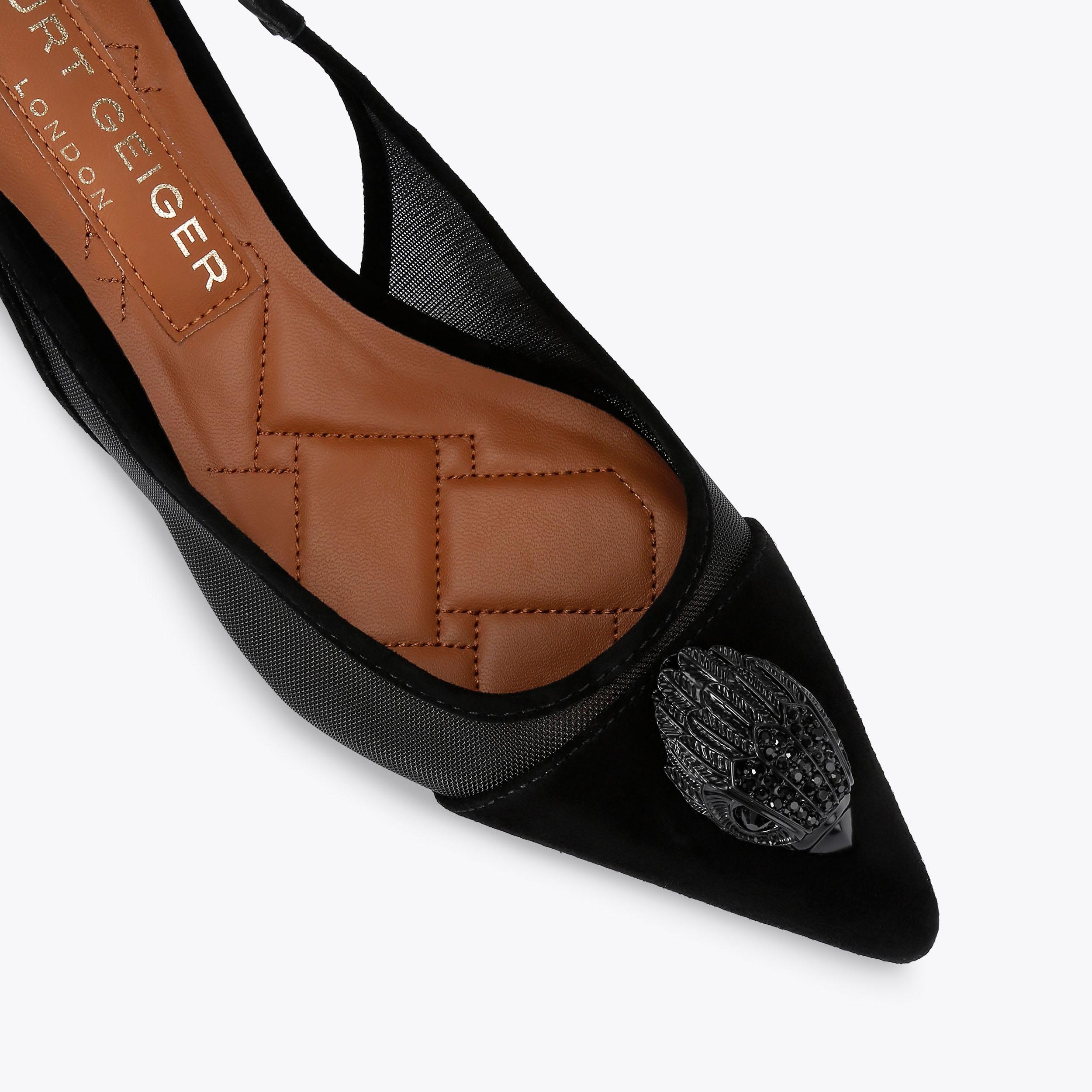 BELGRAVIA MESH SLING Belgravia mesh sling back heel by KURT GEIGER LONDON