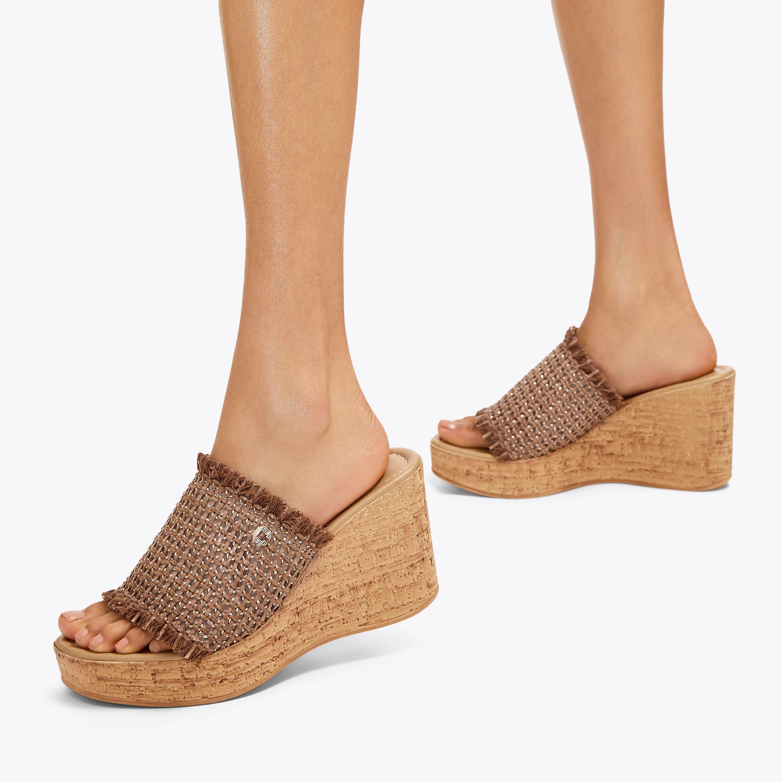 MAPLE WEDGE Brown Wedge Heel by CARVELA COMFORT