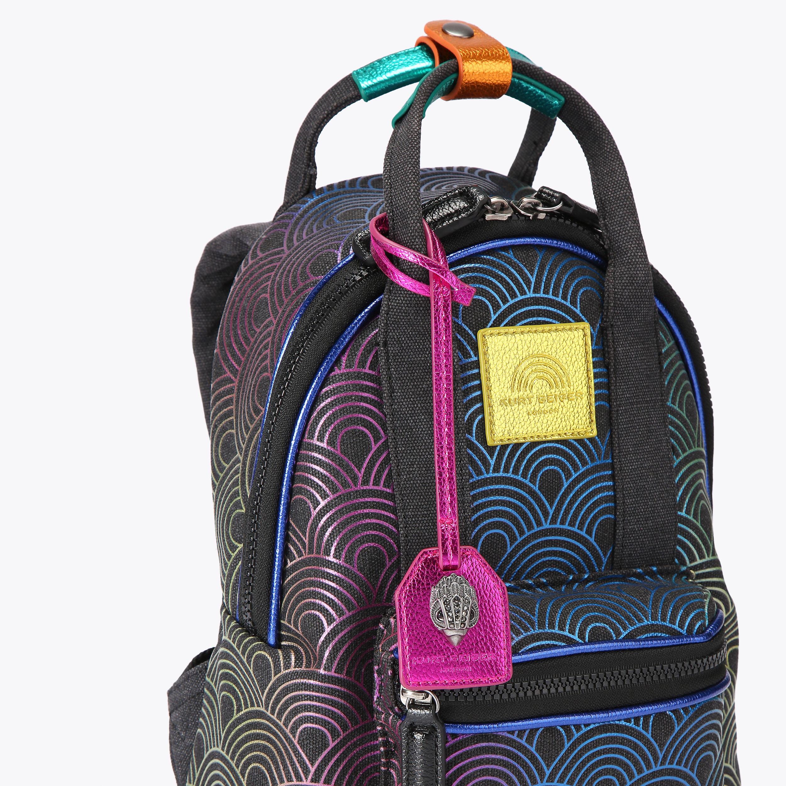 SOUTHBANK SM BACKPACK Canvas Rainbow Backpack by KURT GEIGER LONDON