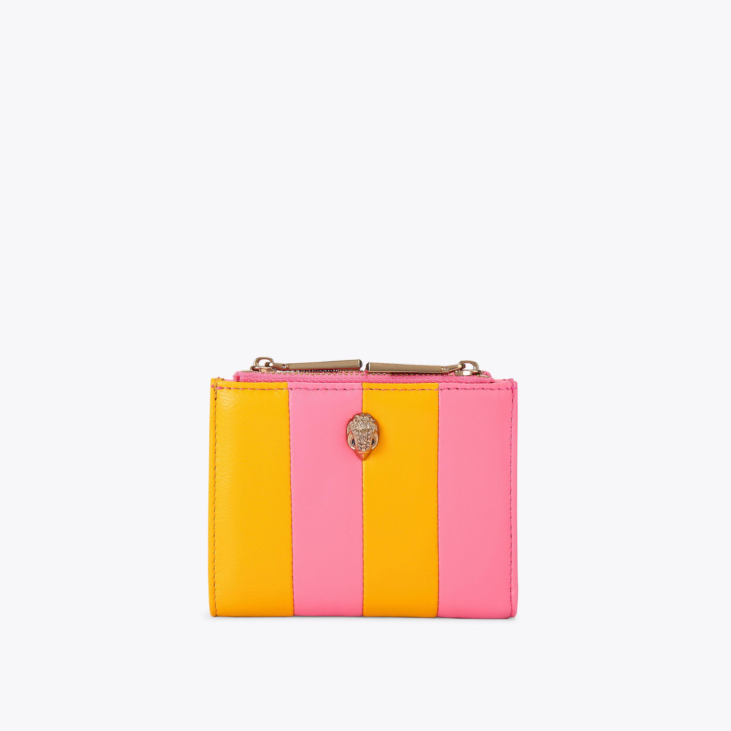 MINI PURSE KENSINGTON L Pink Orange Wallet by KURT GEIGER LONDON