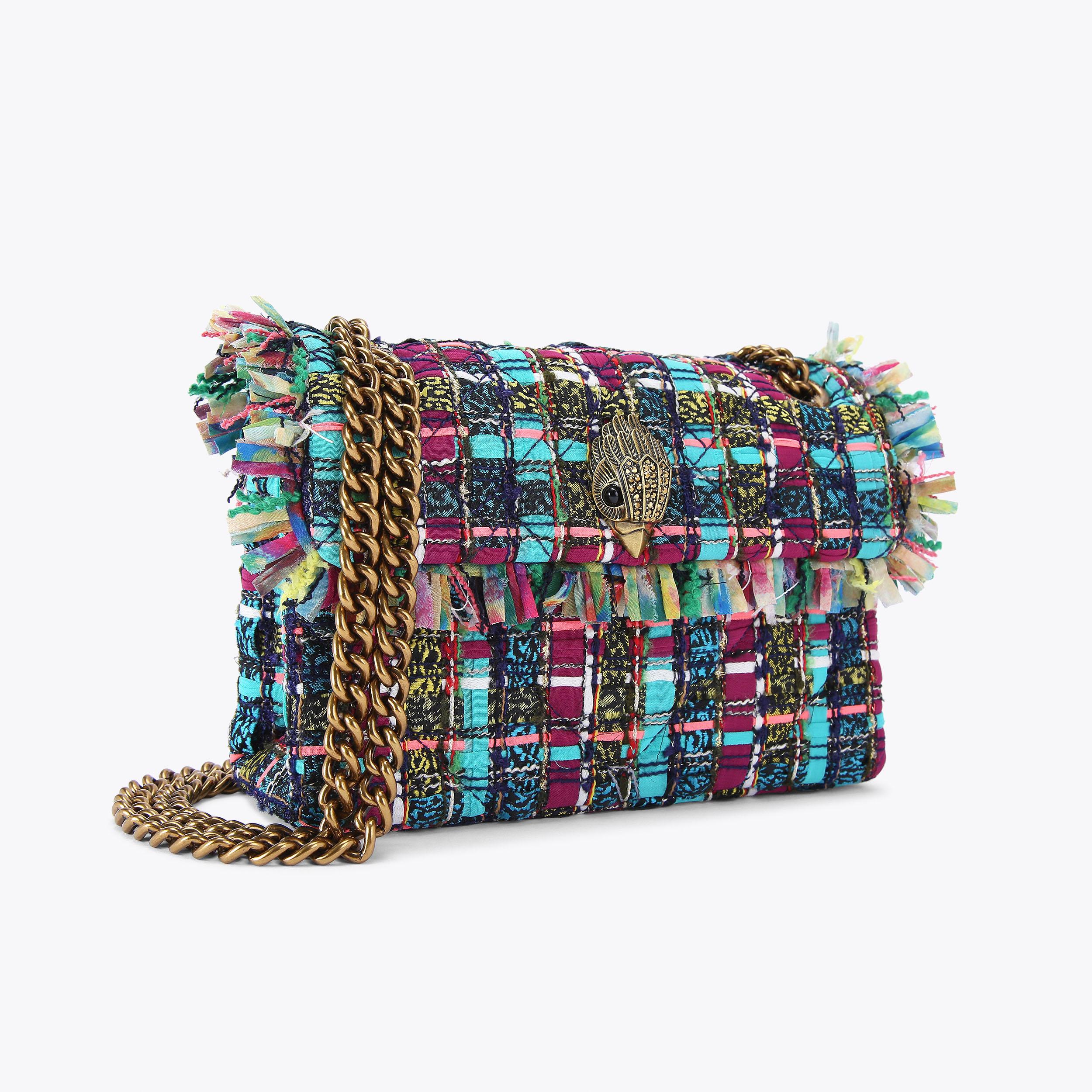 TWEED MINI KENSINGTON Tweed Kensington Bag by KURT GEIGER LONDON