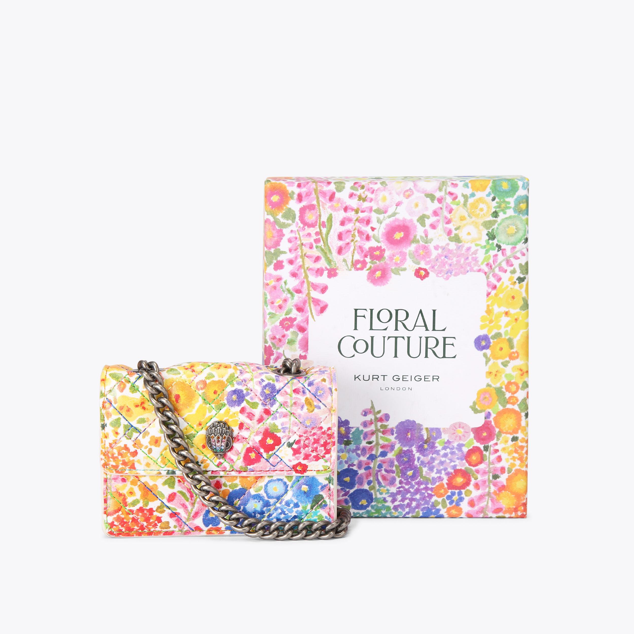 FC MICRO KENSINGTON Micro Floral Cross Body Bag by KURT GEIGER LONDON