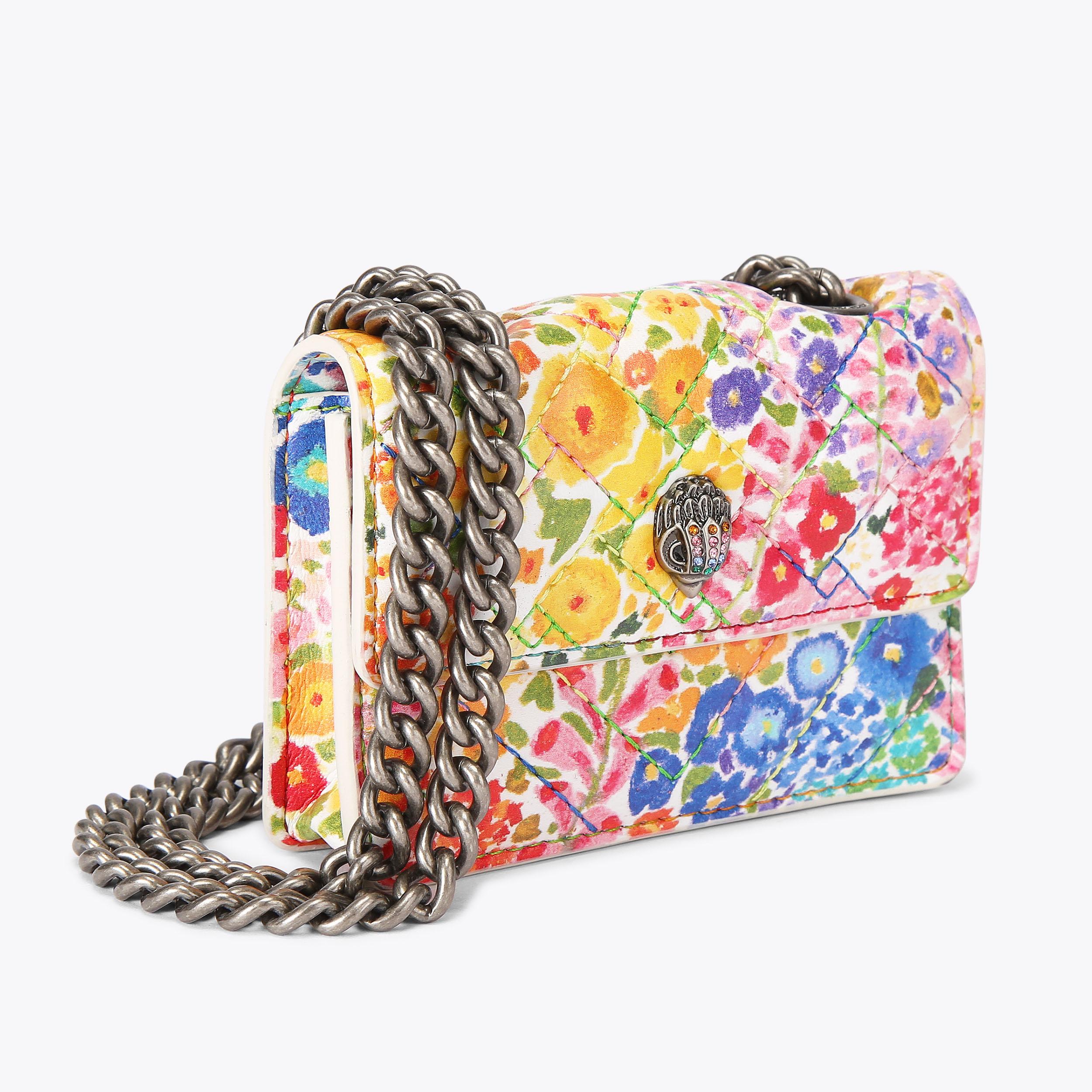 FC MICRO KENSINGTON Micro Floral Cross Body Bag by KURT GEIGER LONDON
