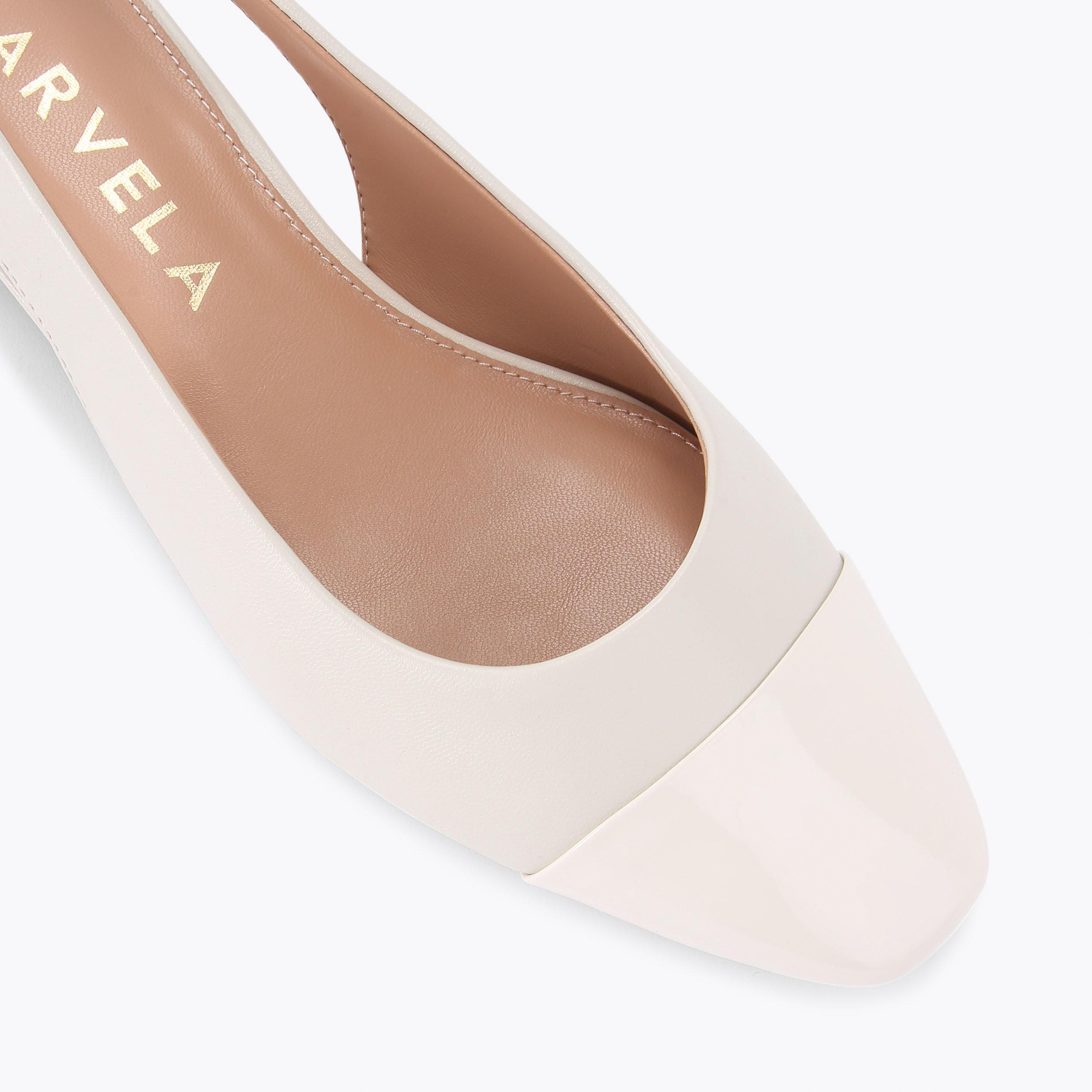 AMELIA Bone Slingback Shoes by CARVELA