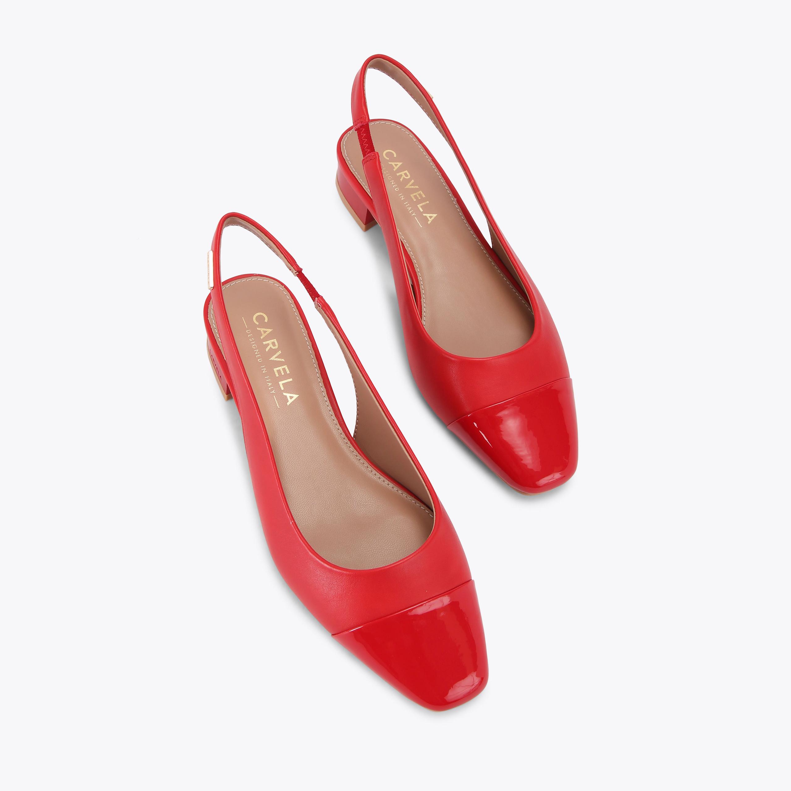 AMELIA Red Slingback Heel by CARVELA
