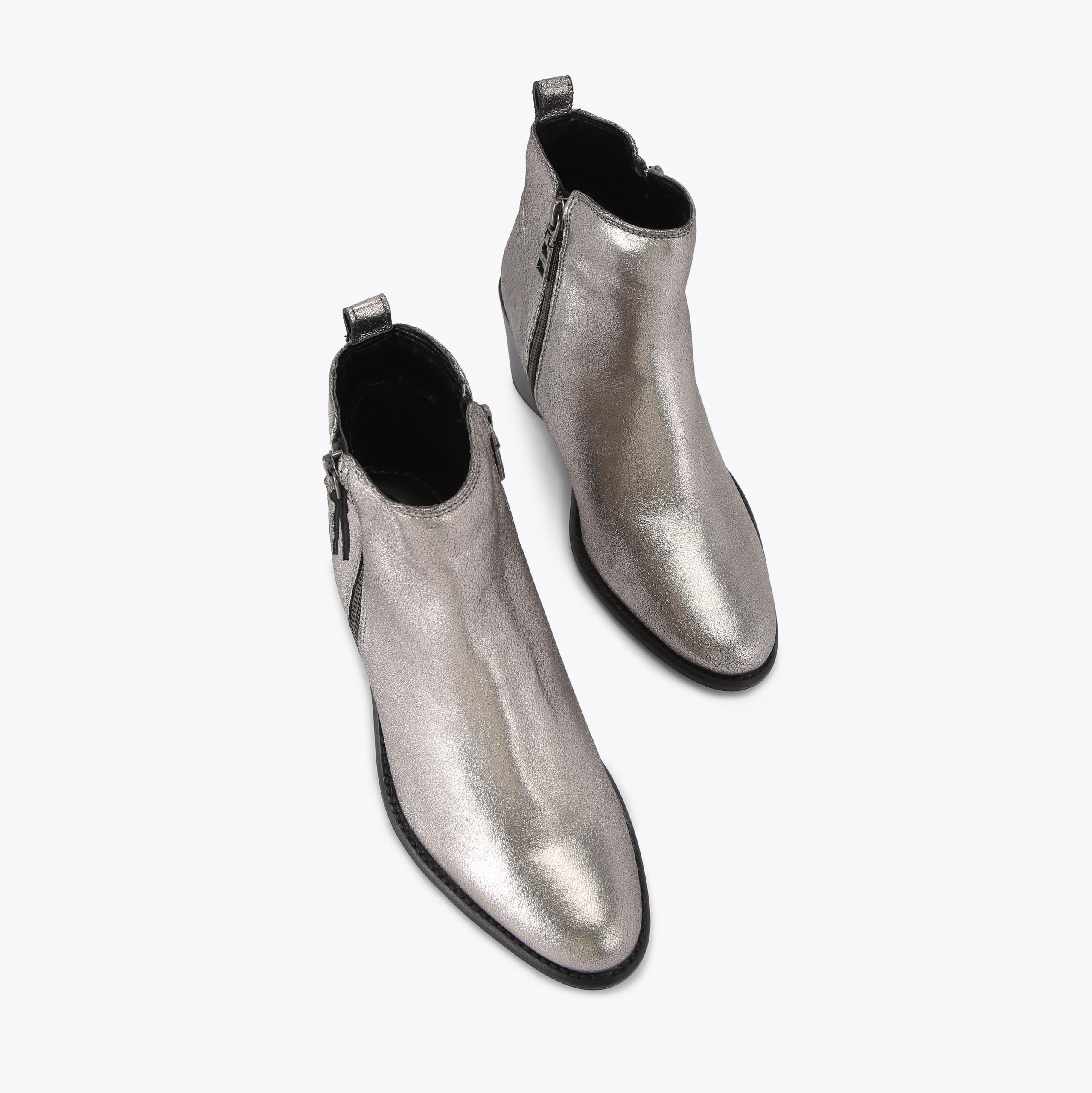 SECIL Silver Heeled Boot by CARVELA