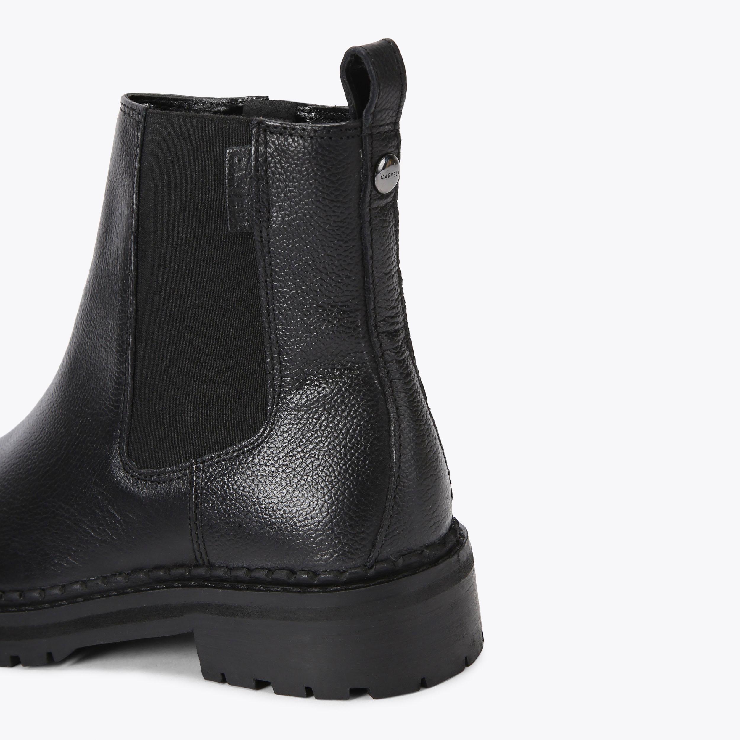 COMPANION Textured Leather Ankle Boot by CARVELA