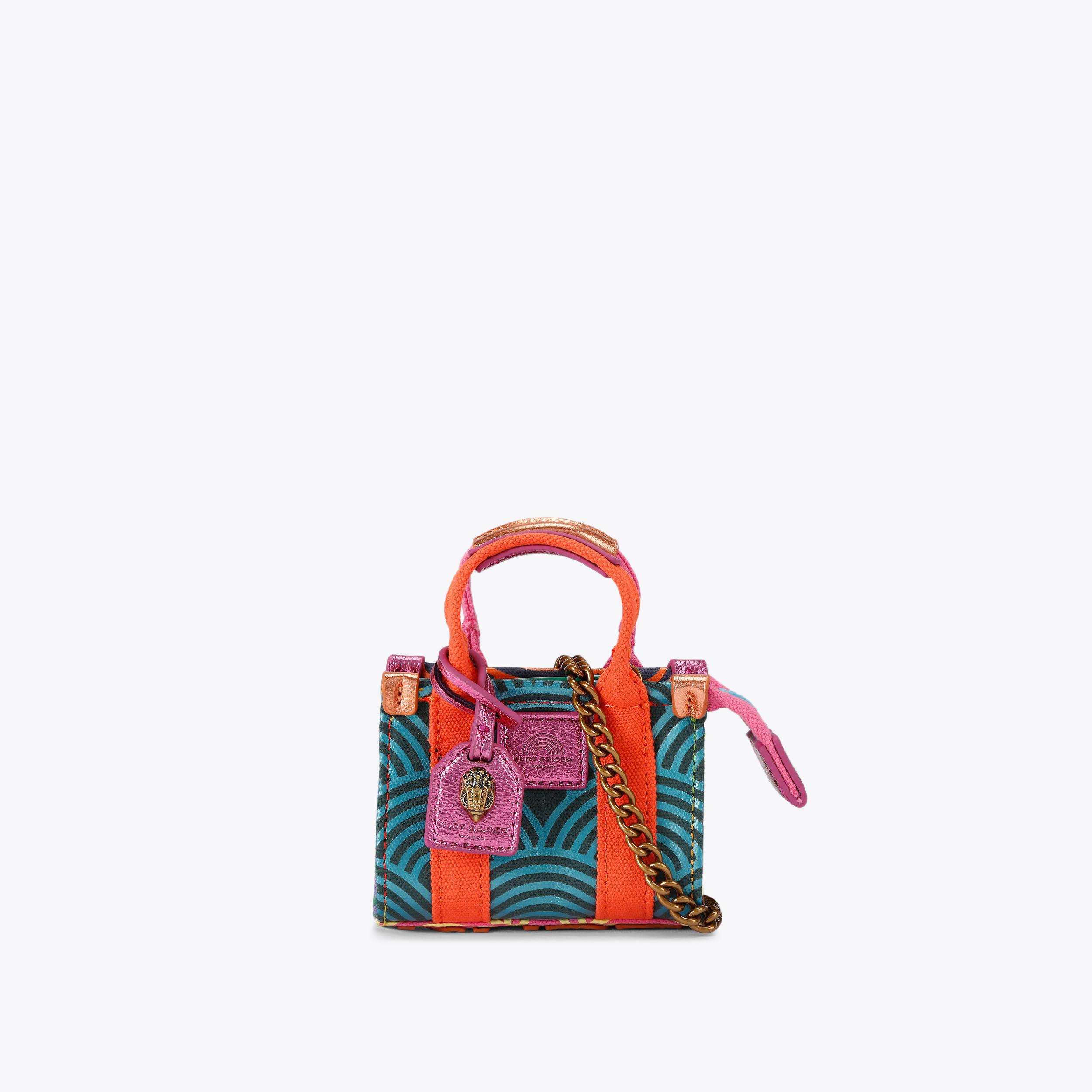 MICRO SOUTHBANK TOTE Rainbow Print Micro Tote Bag by KURT GEIGER LONDON