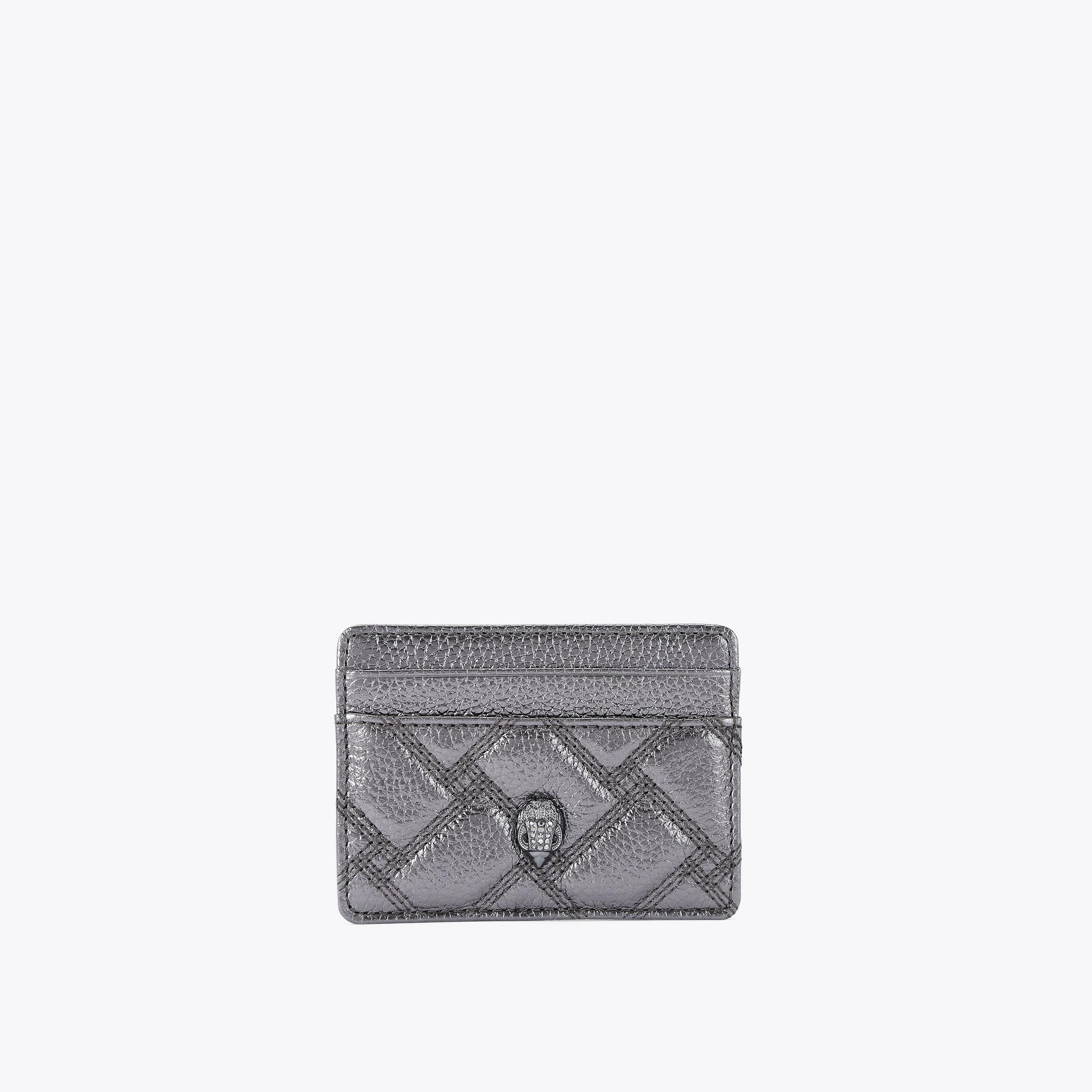 KENSINGTON CARD HOLDER DR Gunmetal Card Holder by KURT GEIGER LONDON