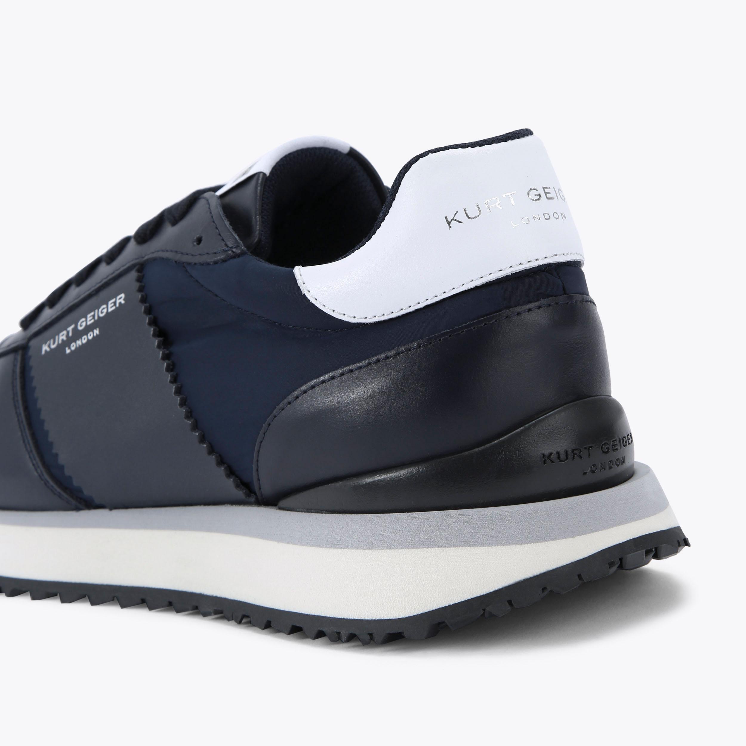 DIEGO Navy Lace Up Sneaker by KURT GEIGER LONDON