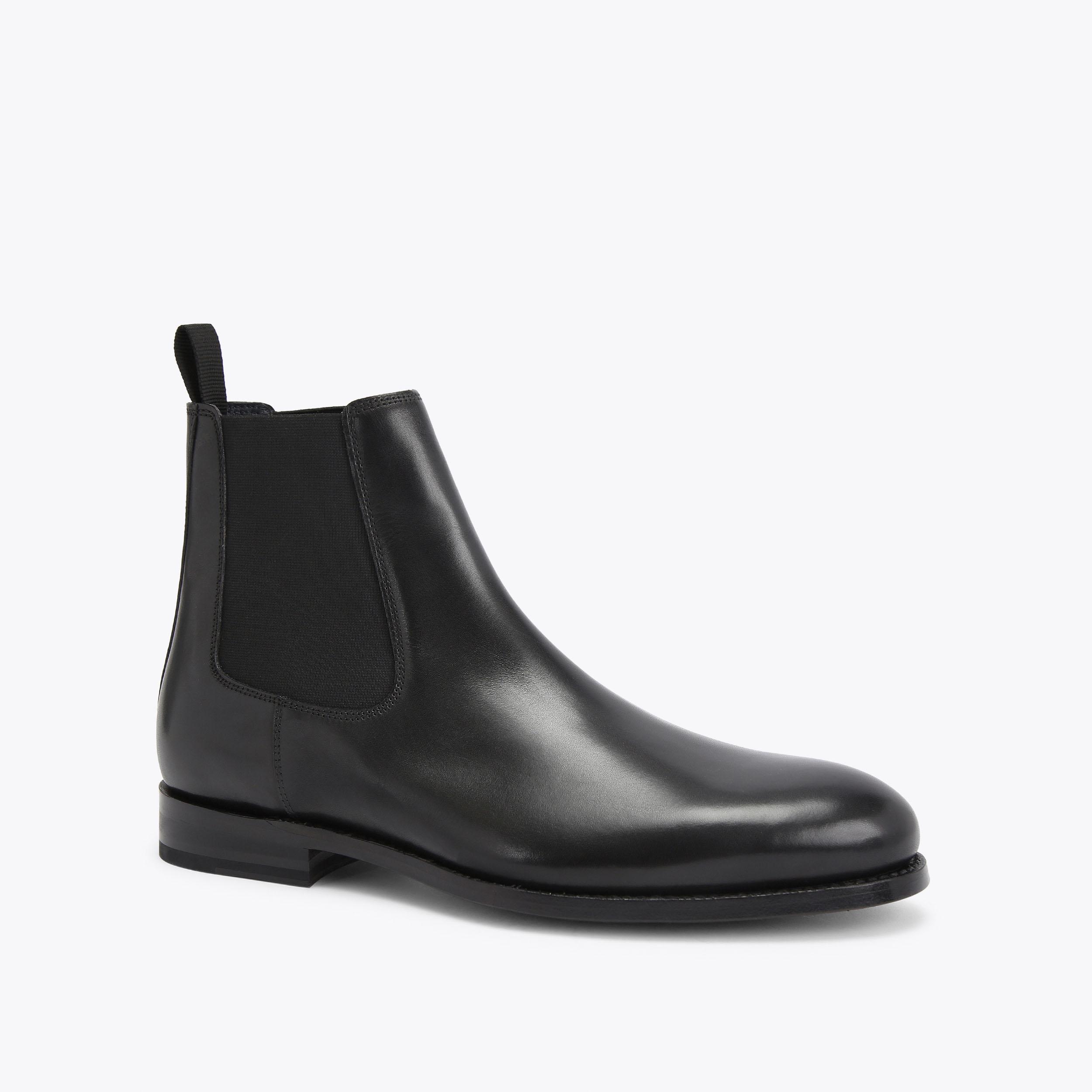 SLOANE CHELSEA BOOT GW Black Leather Chelsea Boot by KURT GEIGER LONDON