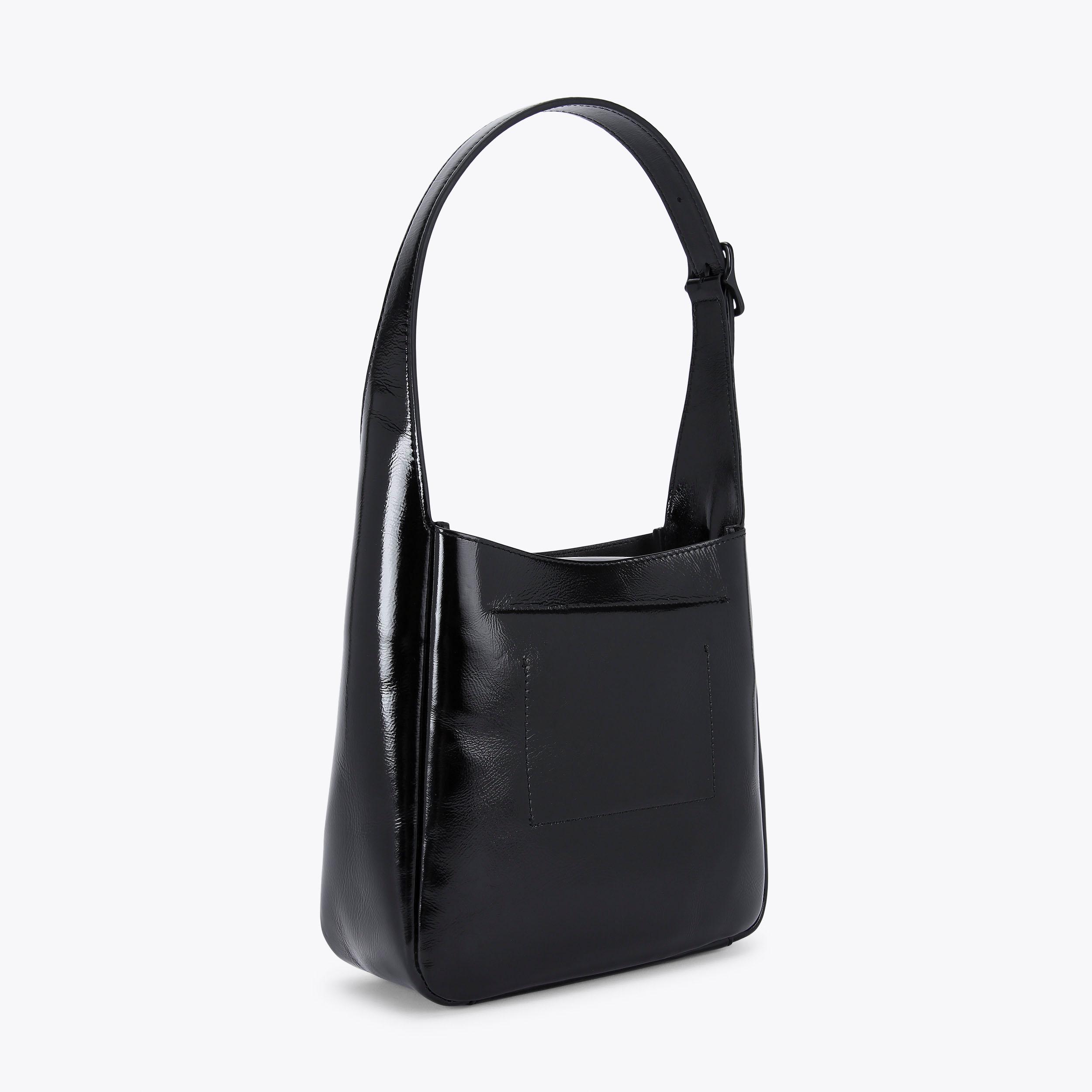 SMALL BOND HOBO DR Black Shoulder Hobo Bag by KURT GEIGER LONDON