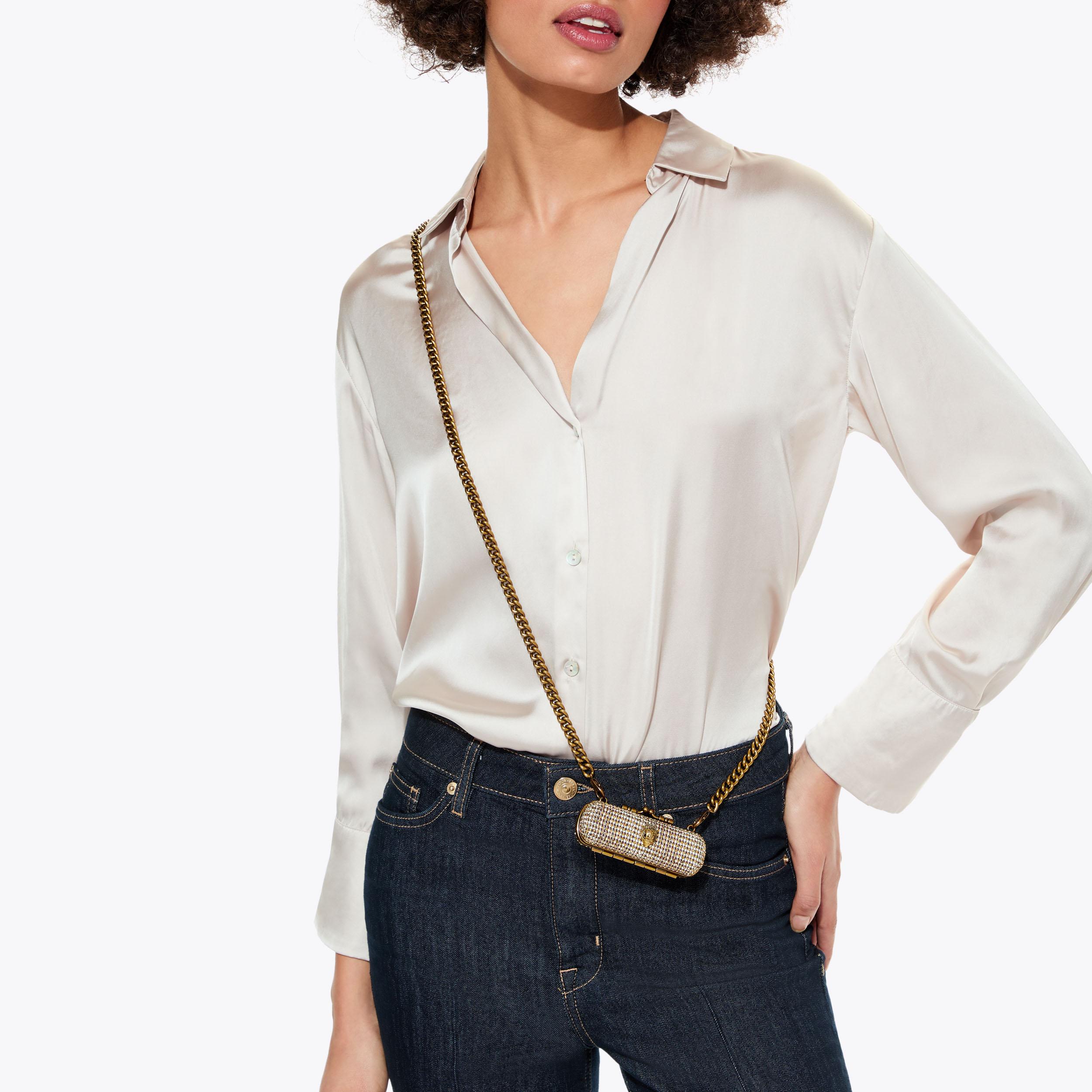 LIPSTICK HOLDER CLUTCH Lipstick Holder Bag by KURT GEIGER LONDON