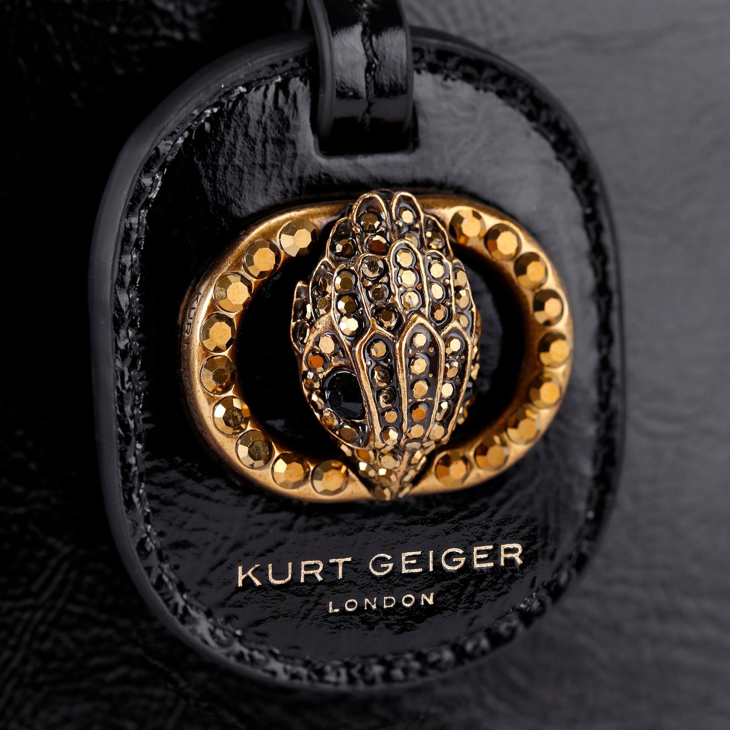 CHELSEA SHOPPER BAG Black Leather Shopper Bag by KURT GEIGER LONDON